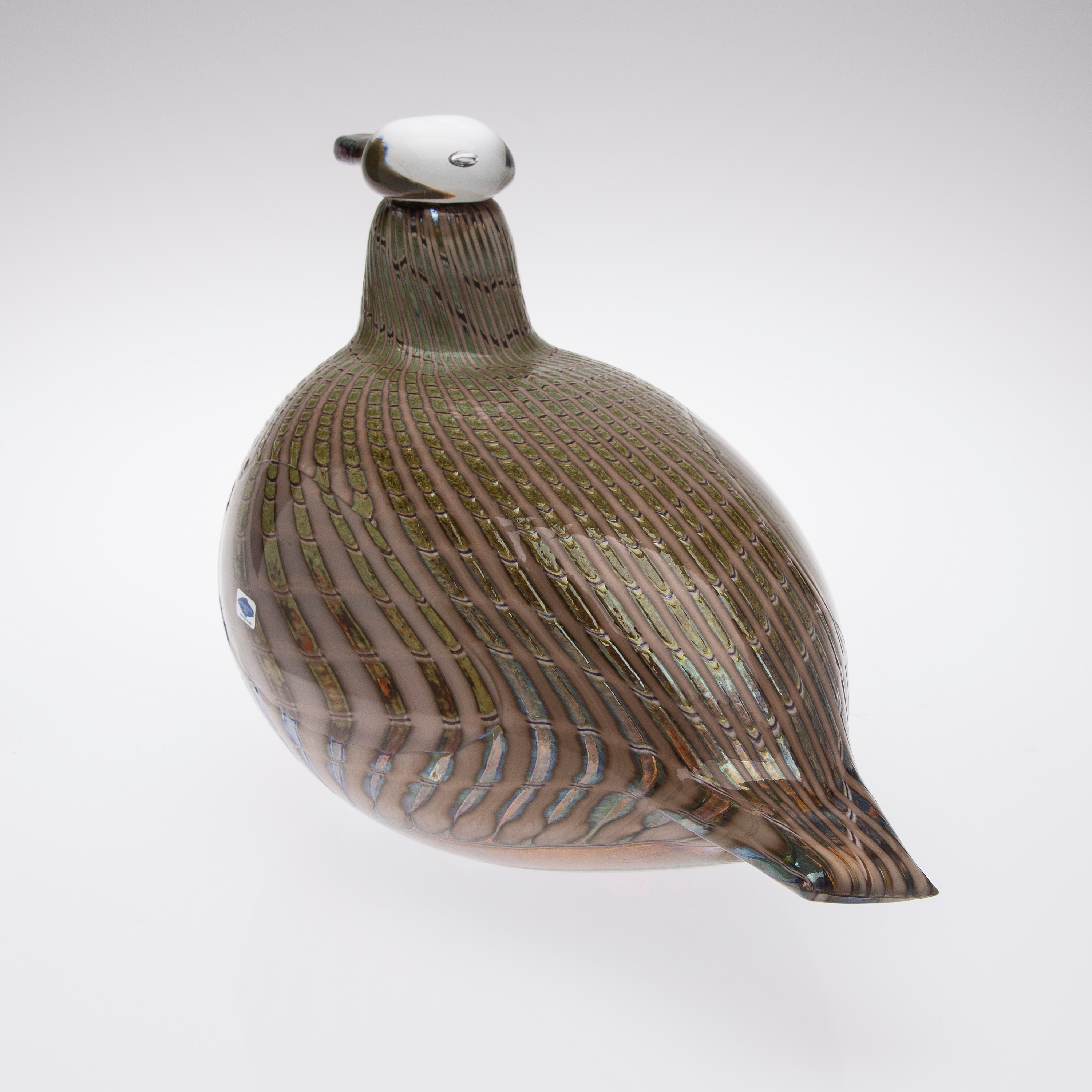 OIVA TOIKKA, LINTU, lasia, signeerattu ja numeroitu Oiva Toikka ...