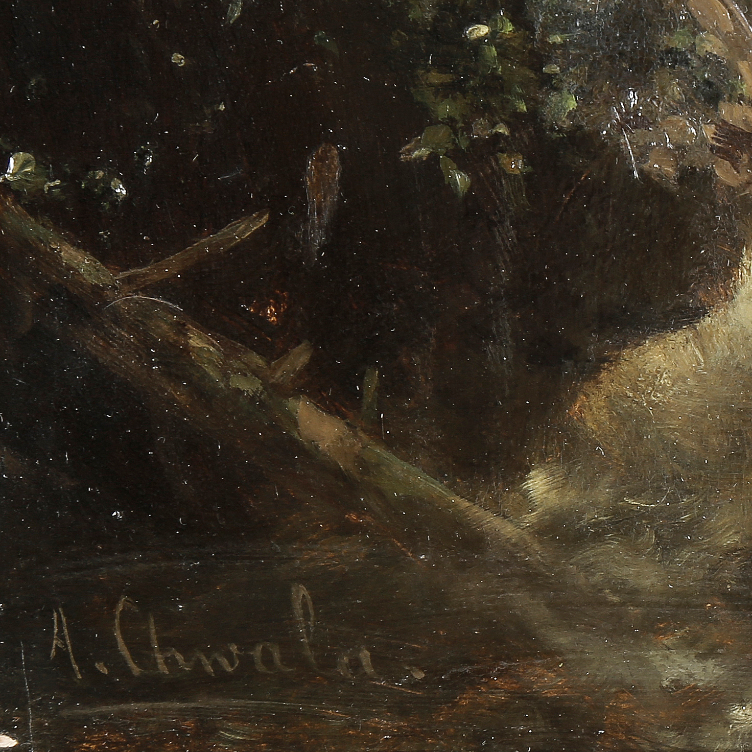 ADOLF CHWALA, Ett par, olja på pannå, signerade. - Bukowskis