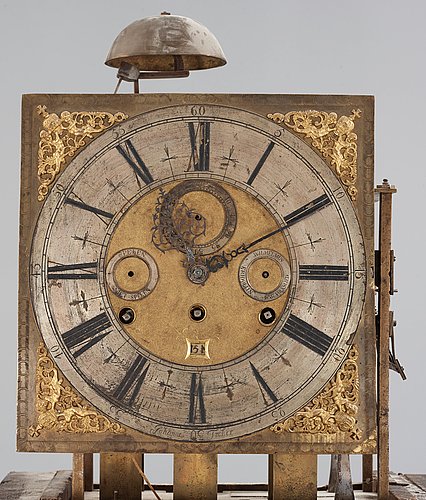 A Baroque late 17th century longcase clock by Johannes Fischer ...