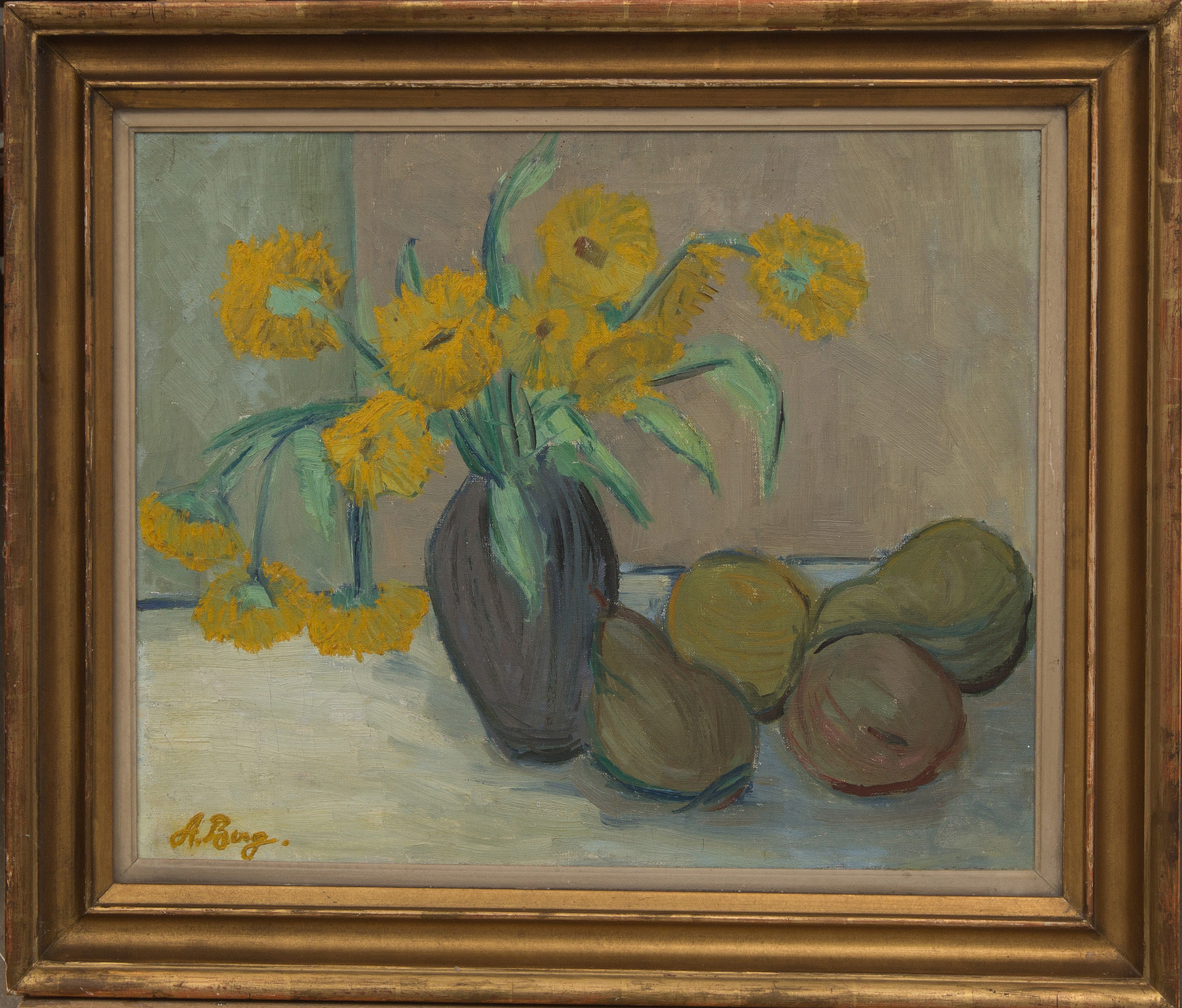 ANNA BERG, olja på duk, signerad. - Bukowskis