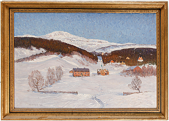 ANTON GENBERG, Olja på duk, signerad och daterad 1904. - Bukowskis