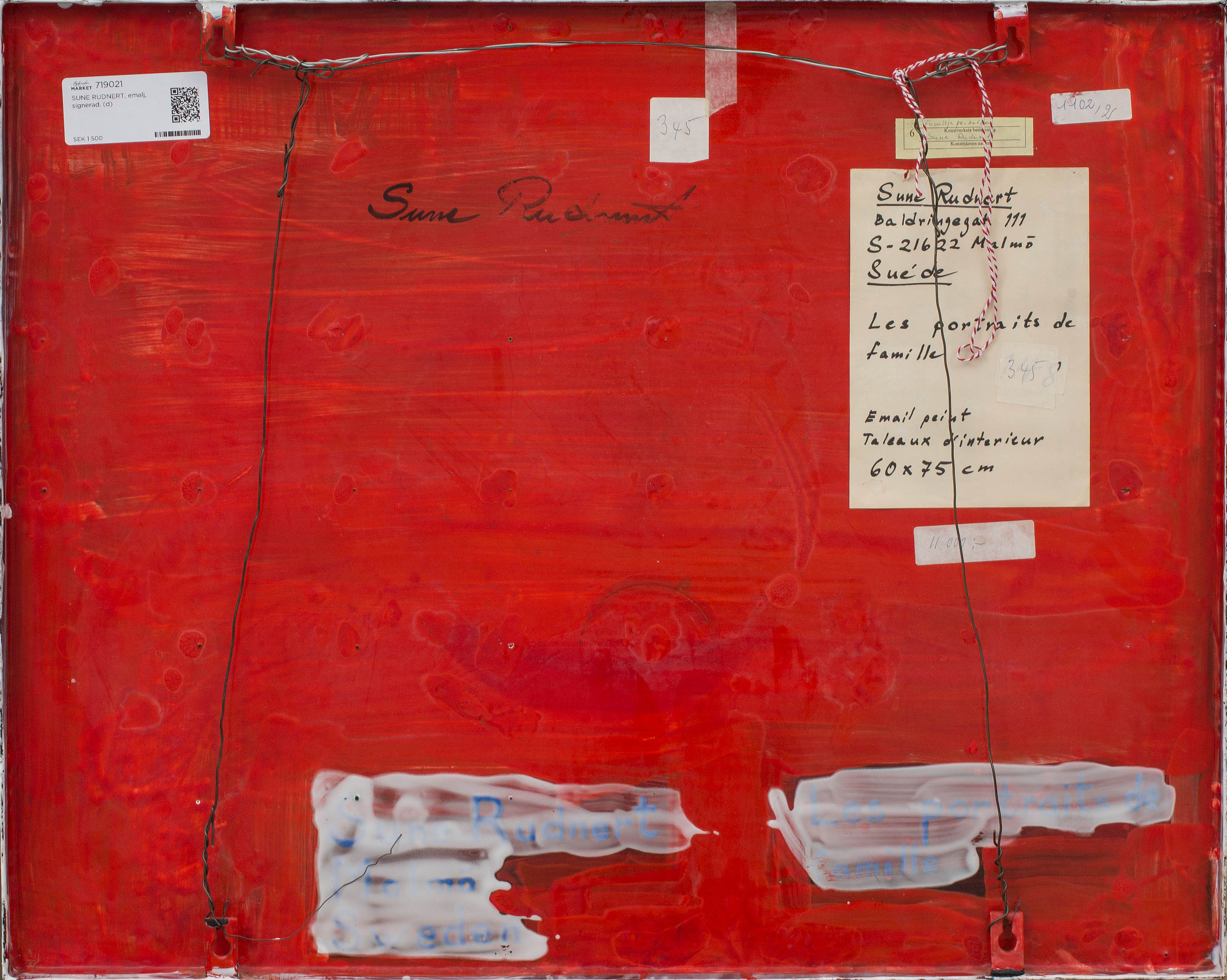 SUNE RUDNERT, emalj, signerad. - Bukowskis