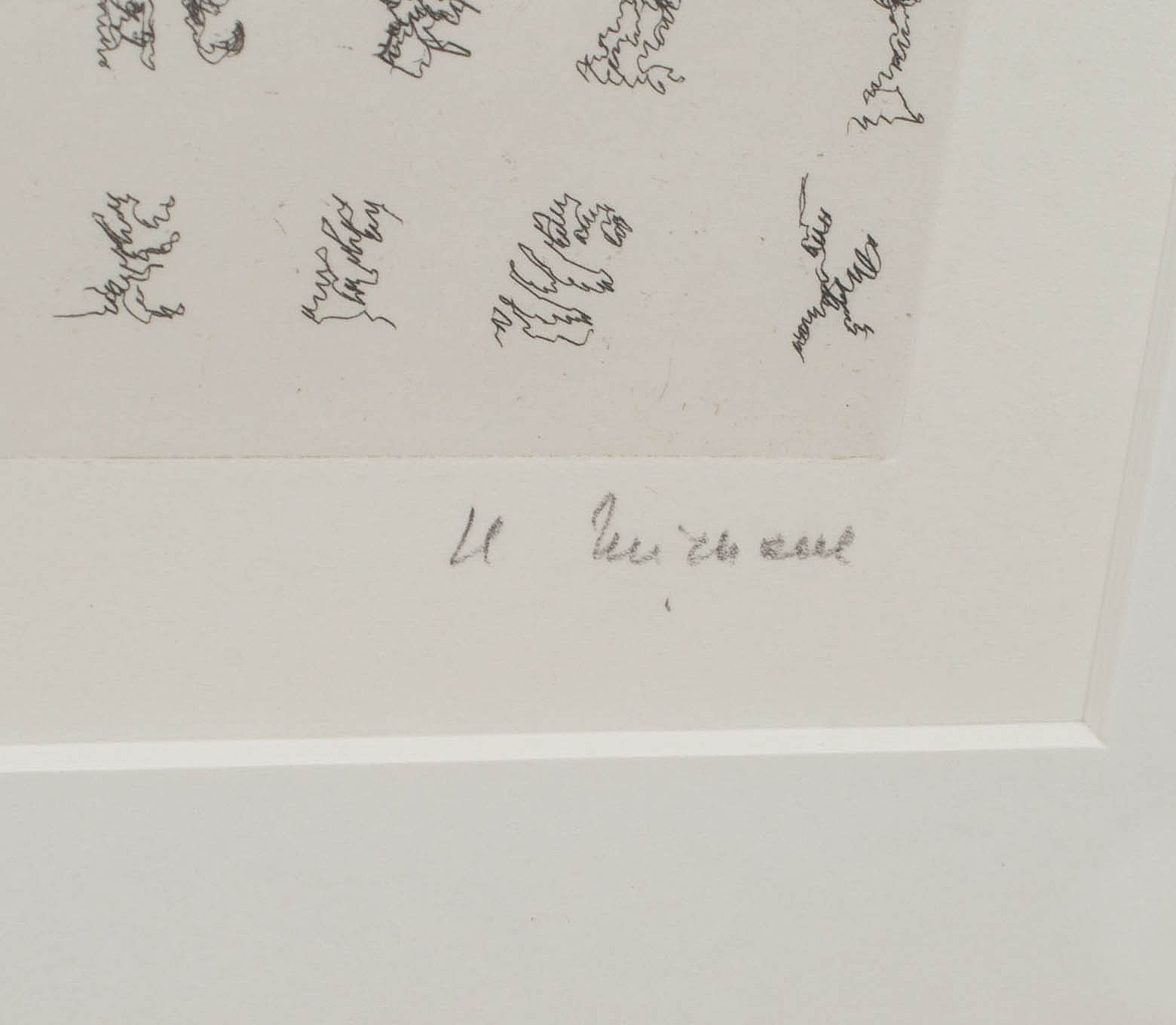 HENRI MICHAUX, litografi, signerad och numrerad 56/60. - Bukowskis