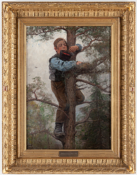 JOHAN TIRÉN, uppfordrad duk, signerad och otydligt daterad. - Bukowskis