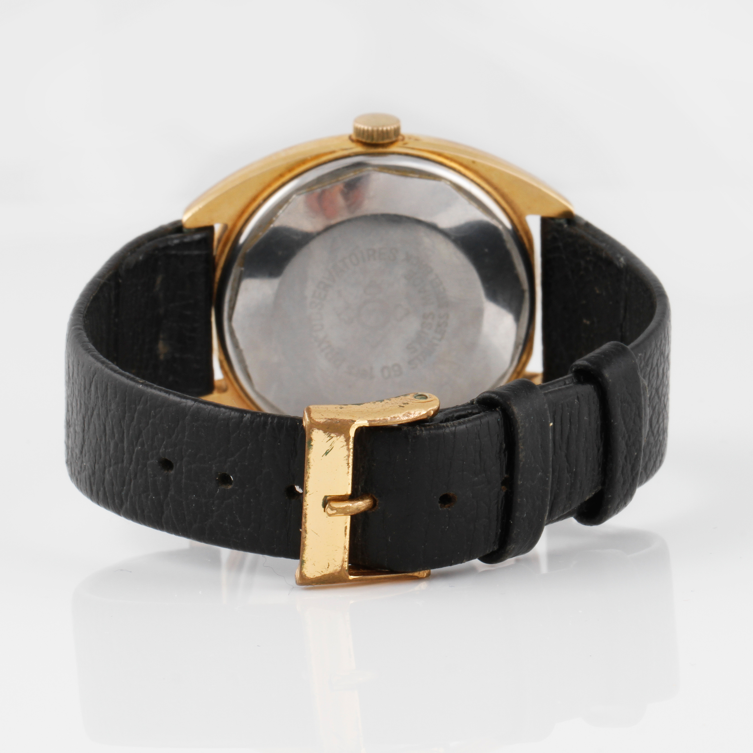 ARMBANDSUR, guld på stål, "Treasury Automatic", Cortébert. - Bukowskis