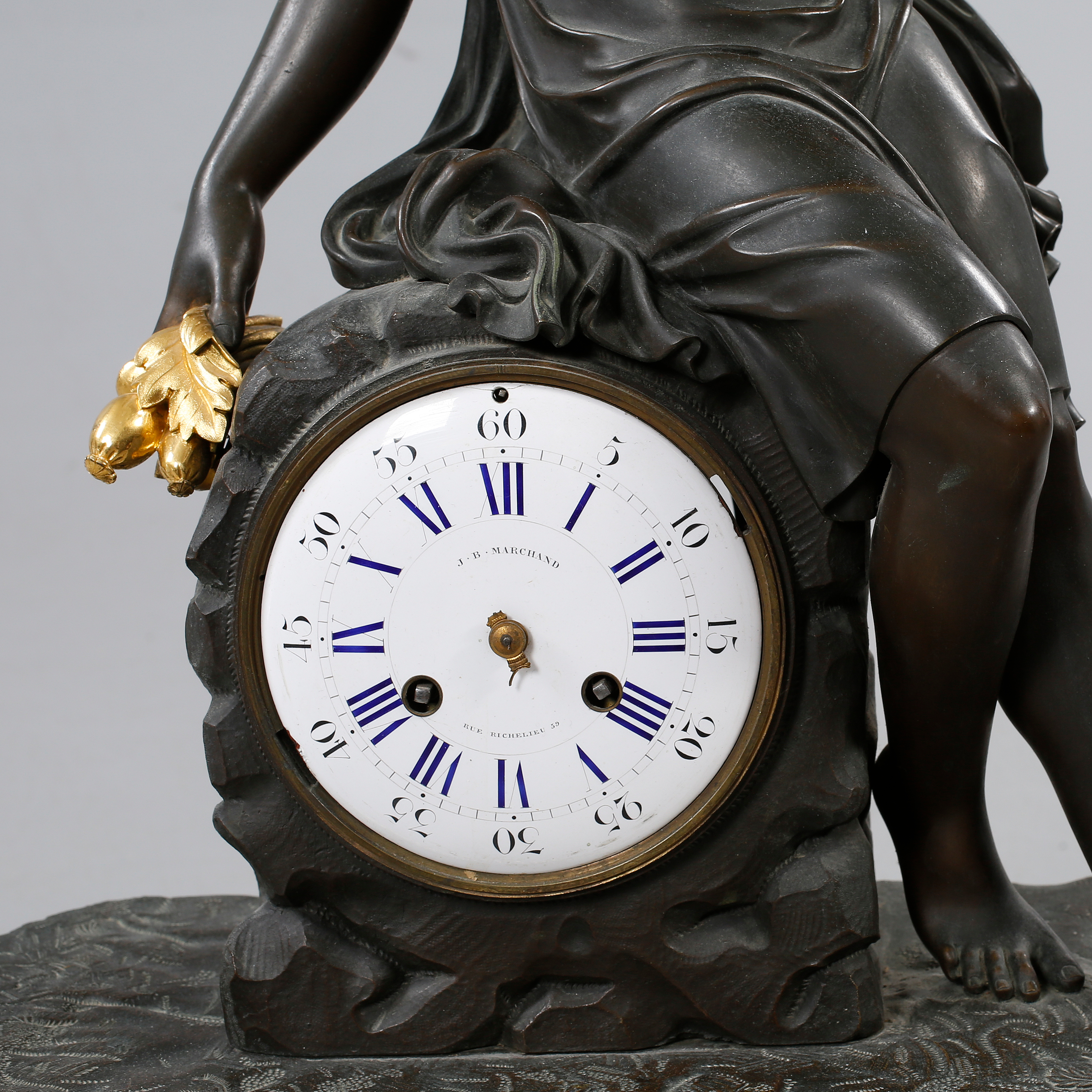 BORDSPENDYL, J.B. Marchand, Paris, 1800-tal. - Bukowskis