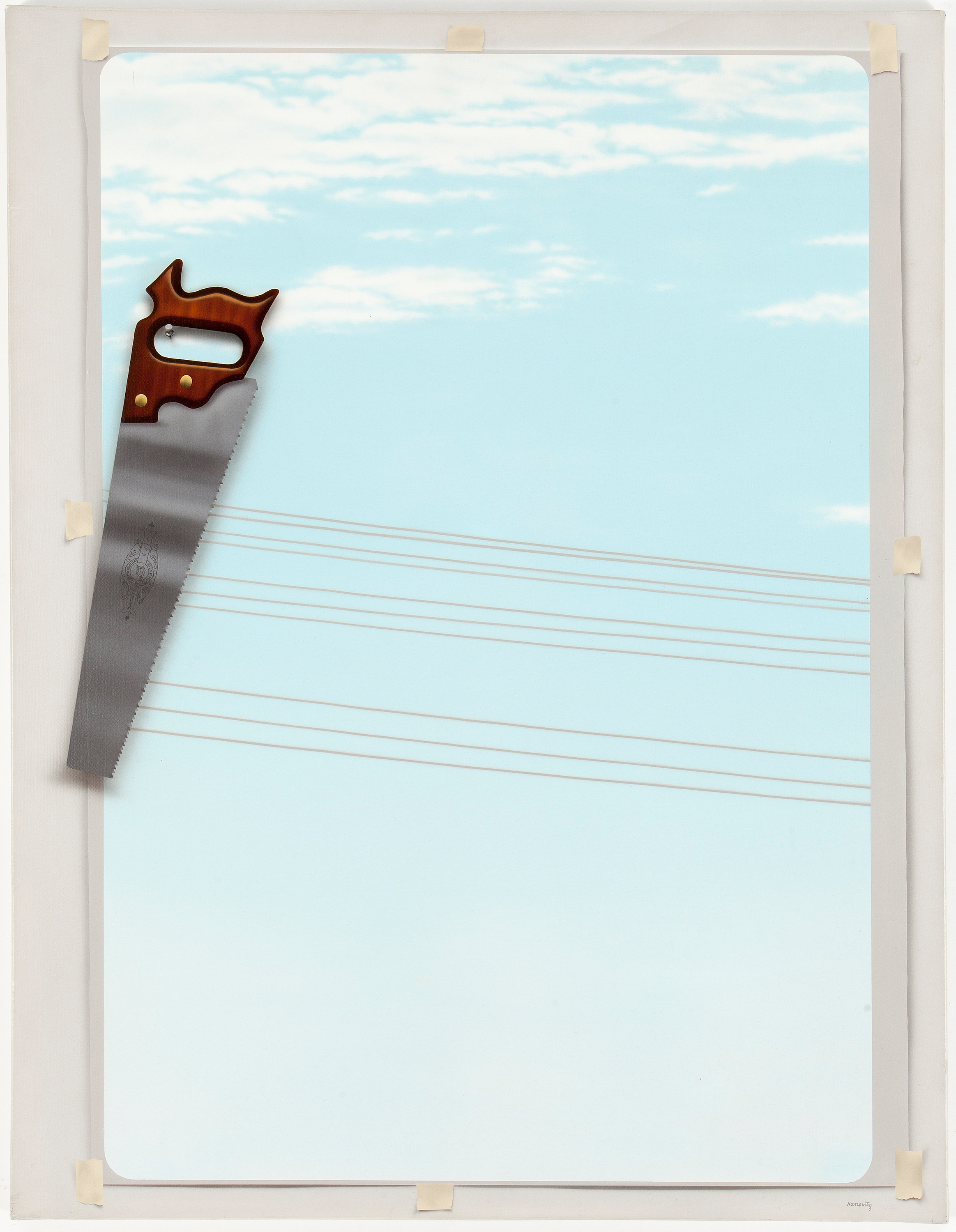 HOWARD KANOVITZ, Acrylic on canvas, signed Kanovitz and dated 1972 ...