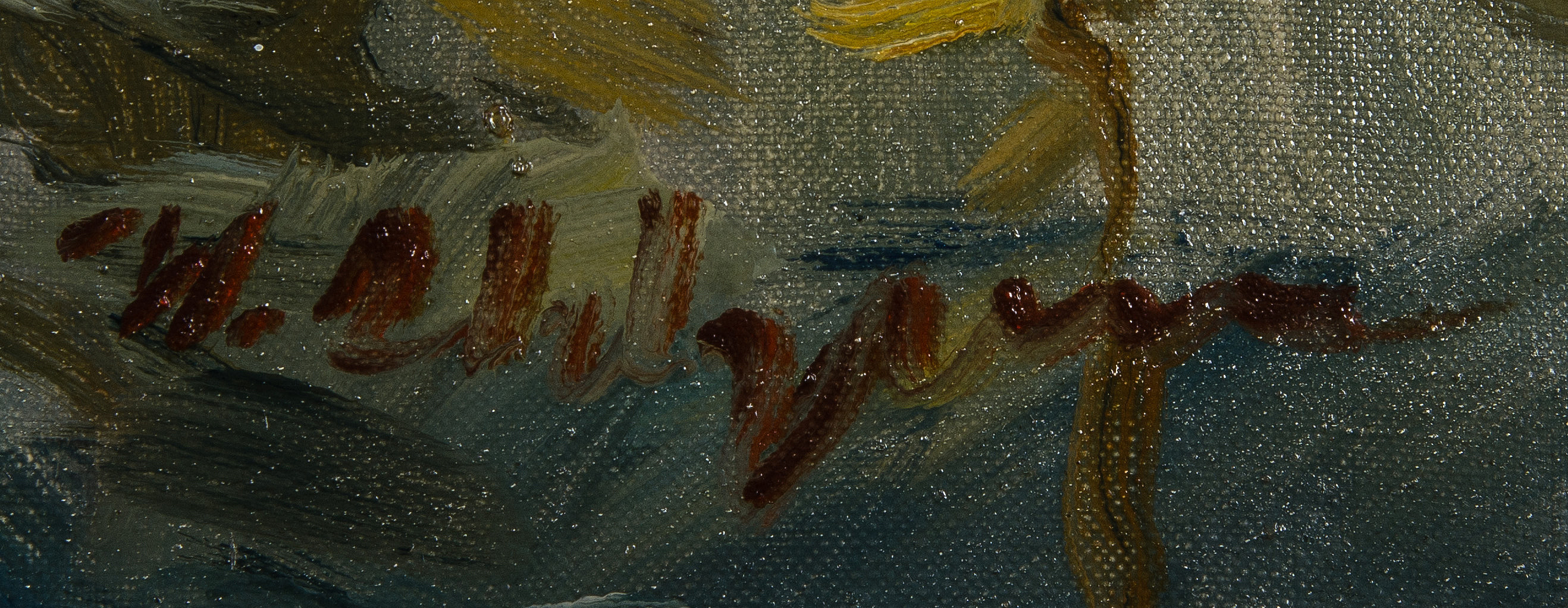 WILLIAM AHLGREN, olja på duk, signerad. - Bukowskis