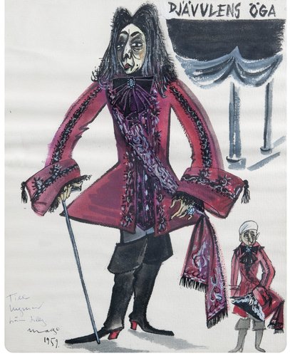 MAX GOLDSTEIN (MAGO). Djävulens öga. - Bukowskis