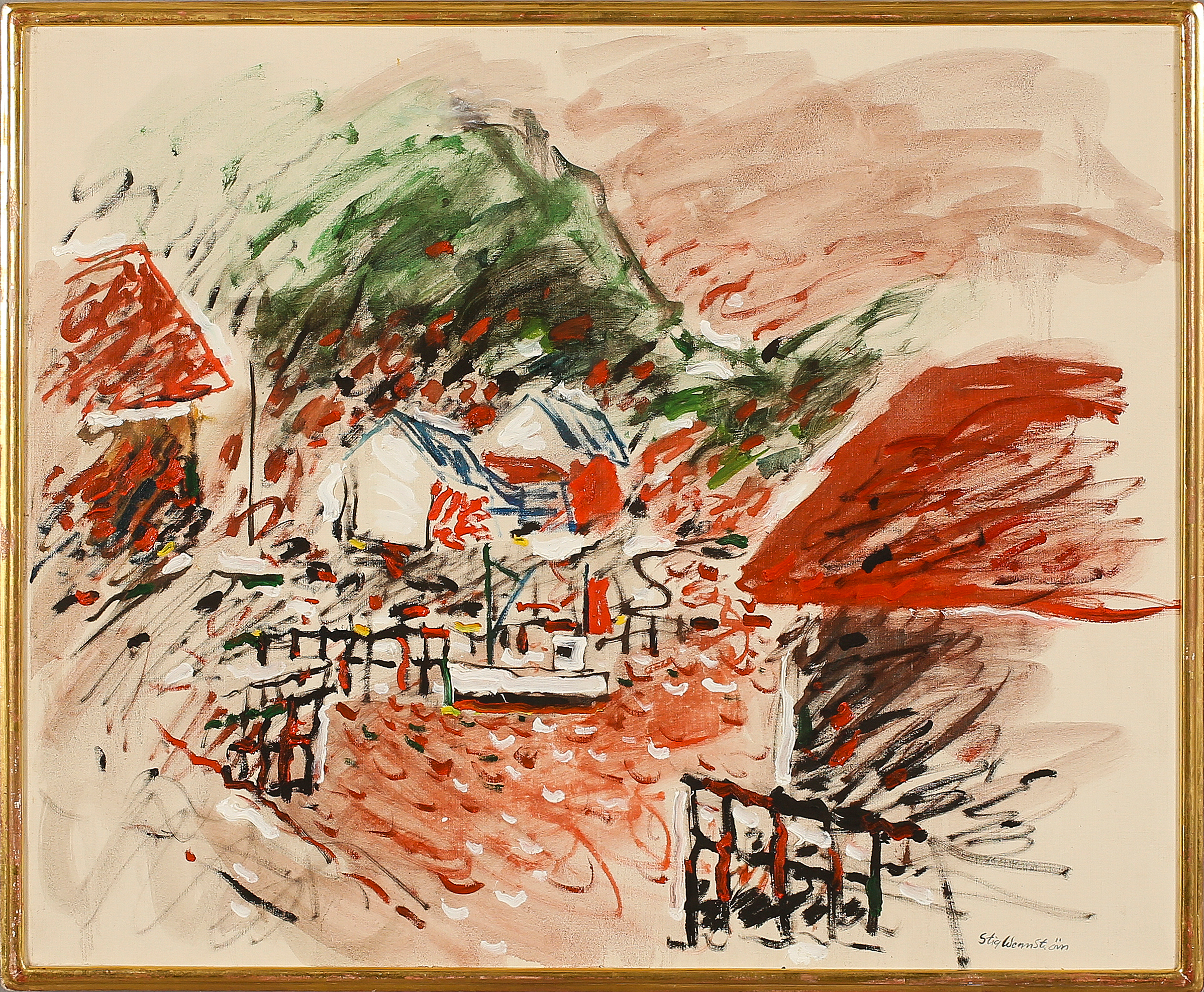 STIG WENNSTRÖM, olja på duk, signerad. - Bukowskis