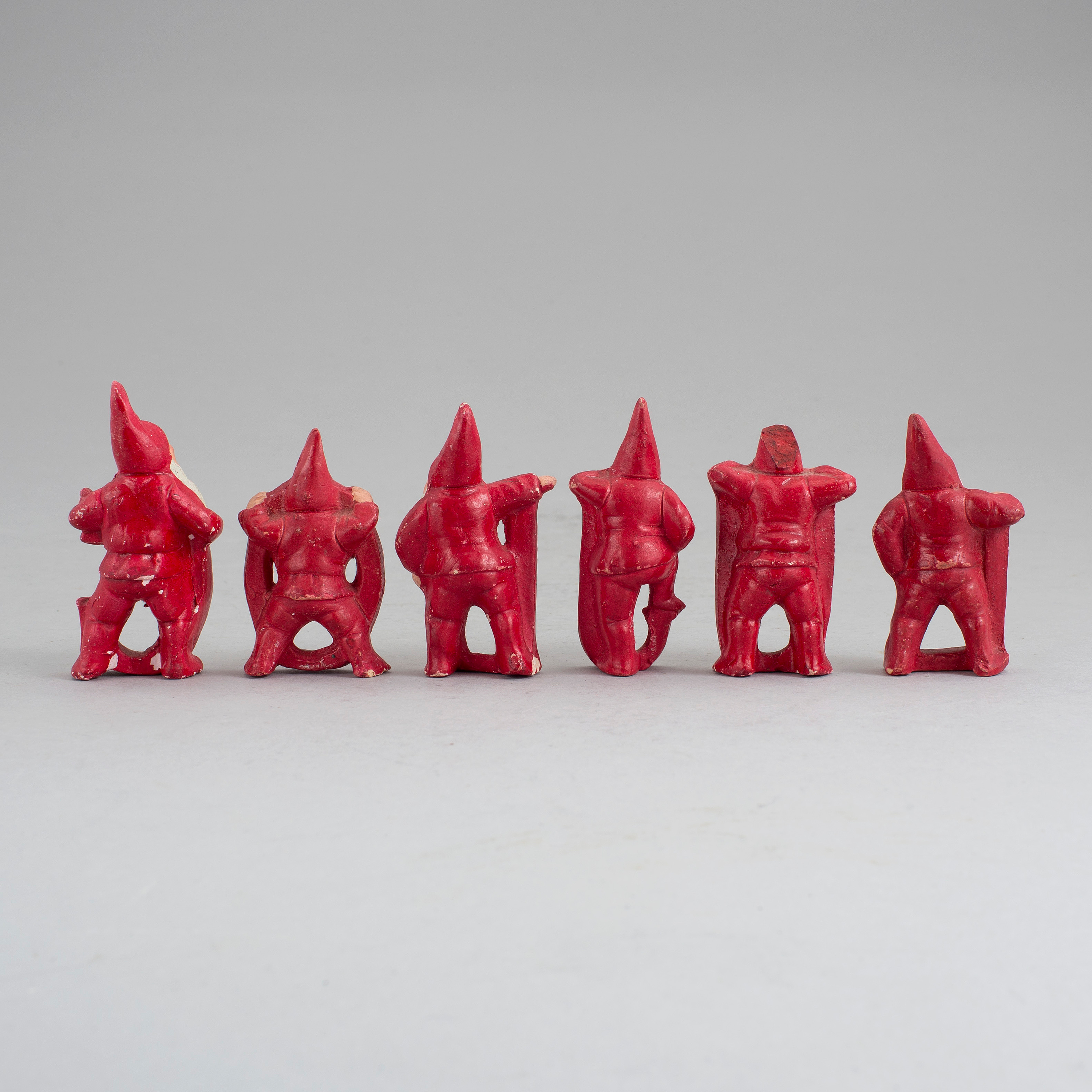 TOMTAR, 6 st, "GOD JUL", tidigt 1900-tal. - Bukowskis