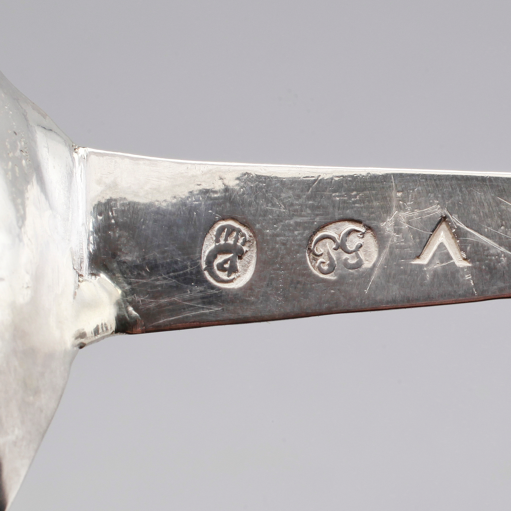 SKED, silver, Peter Gadd, Kristianstad 1757. Vikt ca 23 gram. - Bukowskis