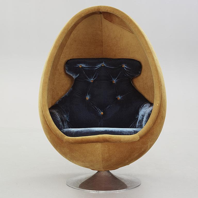 HENRIK THOR-LARSEN, fåtölj "Ovalia", Thorlan, Staffanstorp, 1970-tal ...