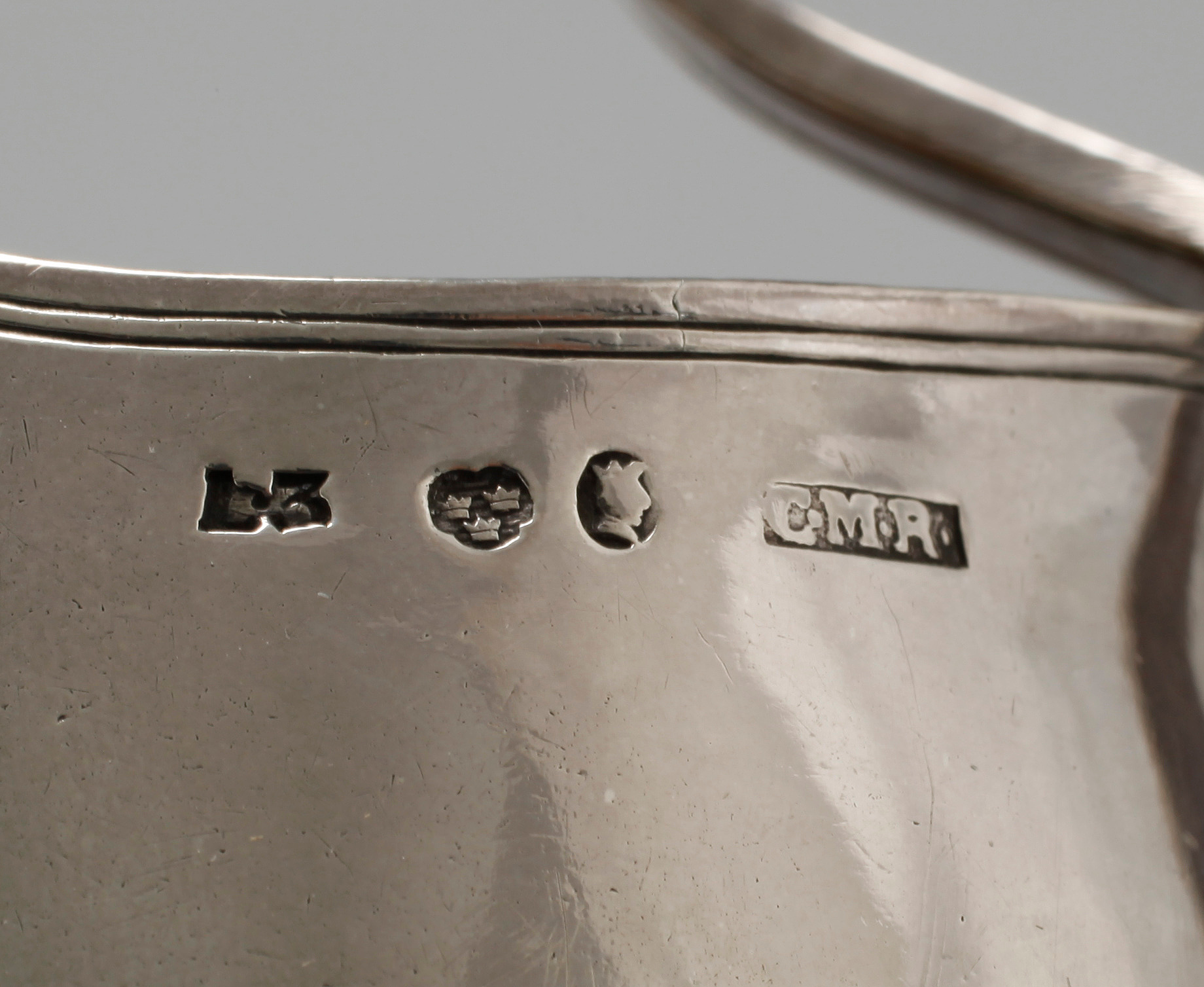GRÄDDKANNA, silver, Carl Magnus Ryberg, Sthlm, 1817 samt ...
