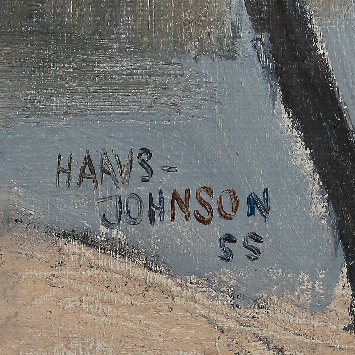 JOHN HAAVS JOHNSON, olja på duk, signerad och daterad -55. - Bukowskis