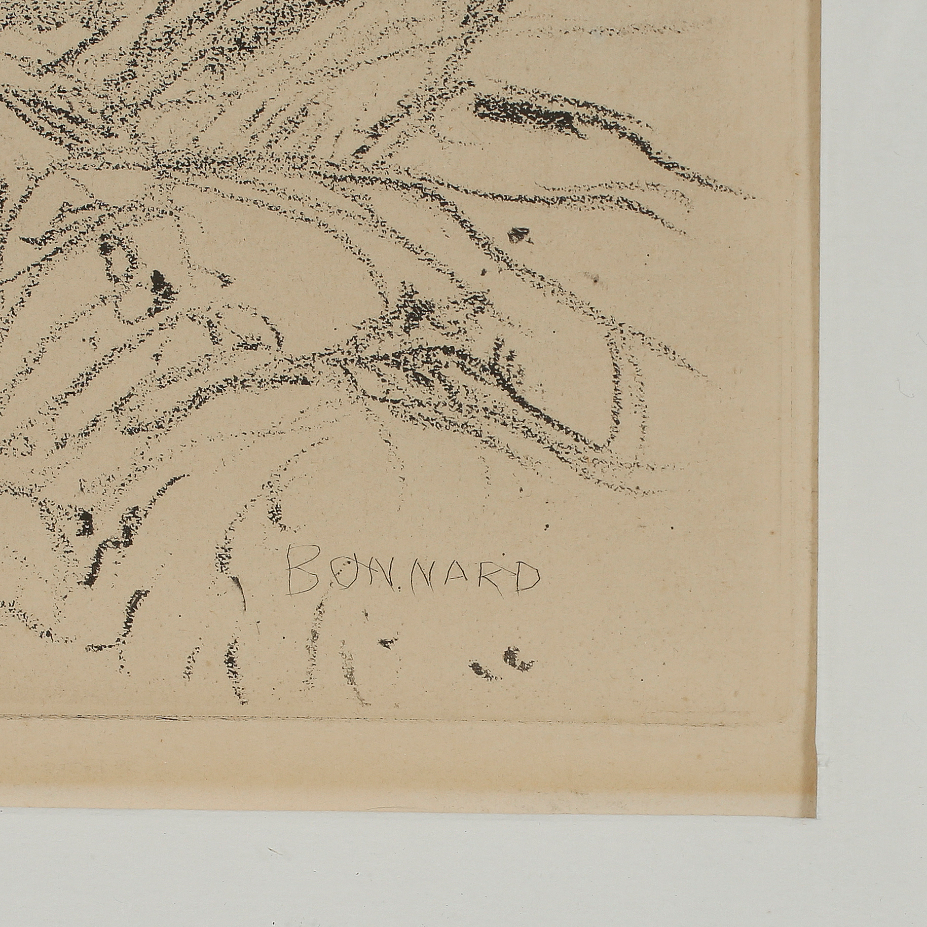 PIERRE BONNARD, litografi, signerad i plåten. - Bukowskis