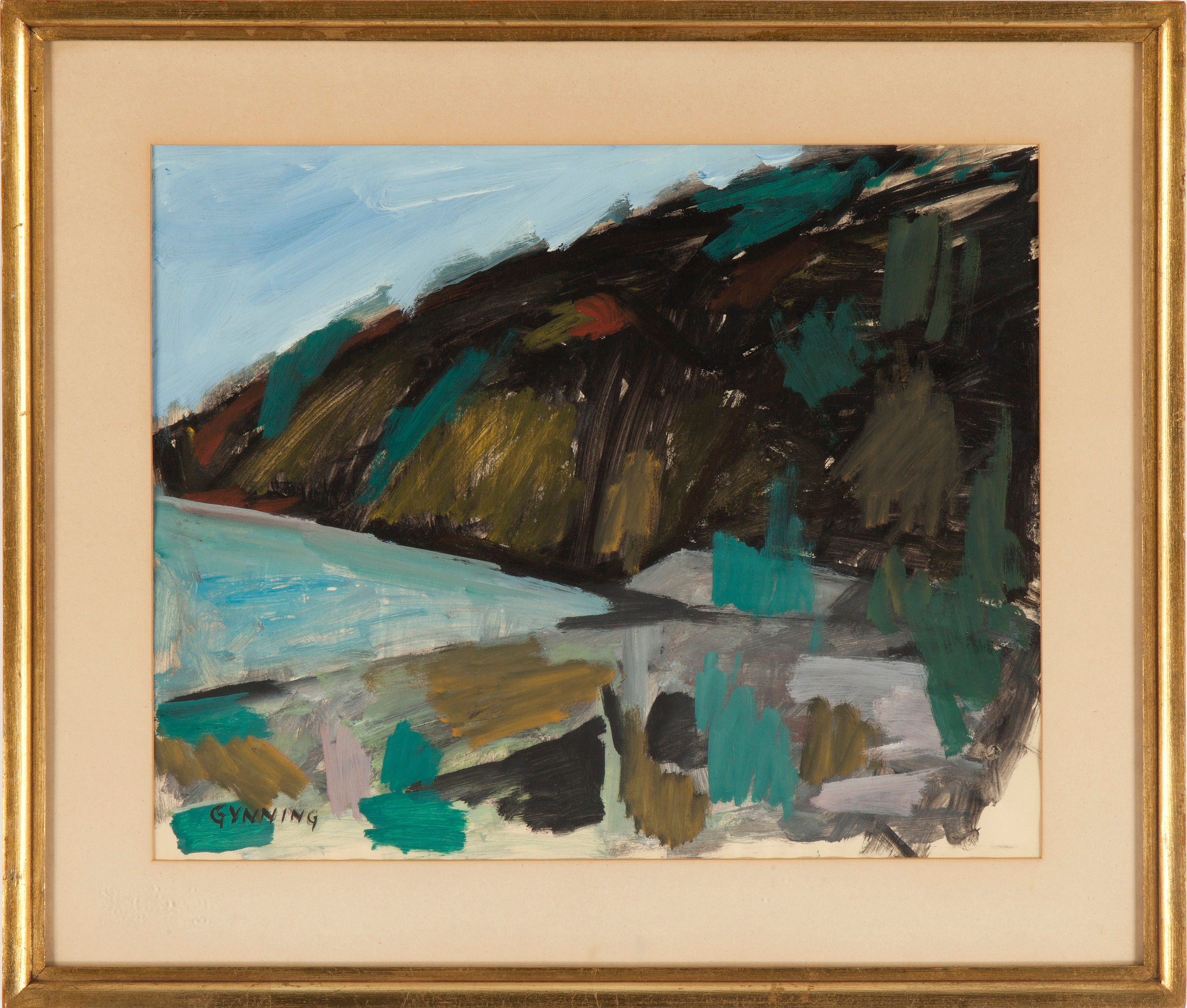 LARS GYNNING, gouache, signerad. - Bukowskis