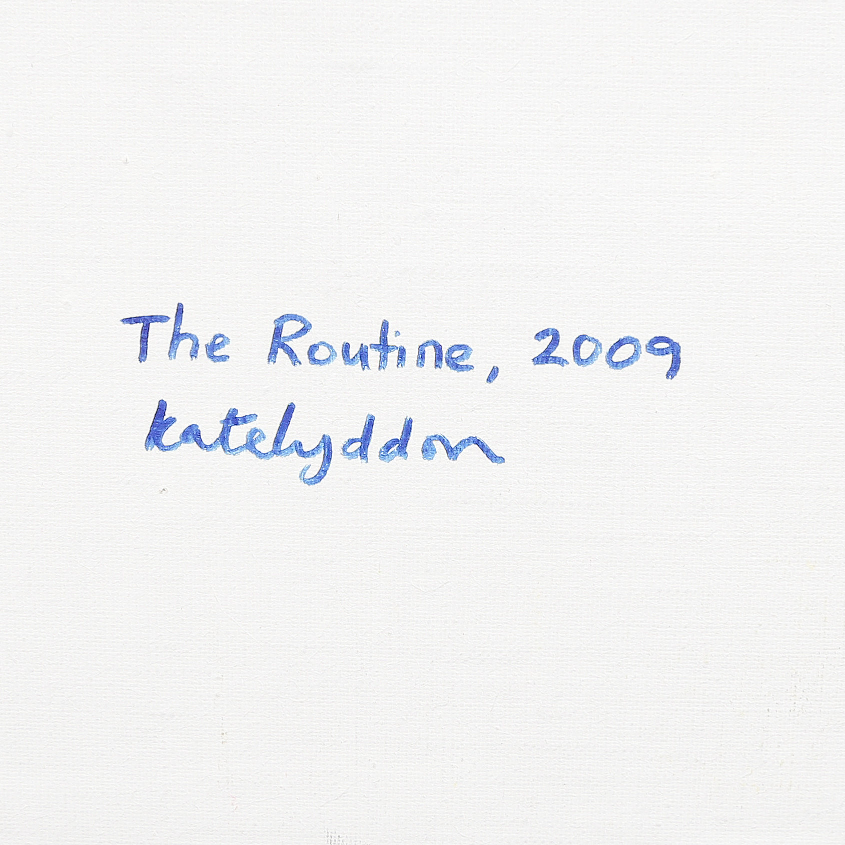 KATE LYDDON, blandteknik, signerad och daterad a tergo 2009. - Bukowskis