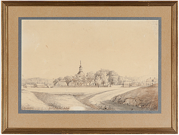 JOSEPH MAGNUS STÄCK, lavering/krita, signerad. - Bukowskis