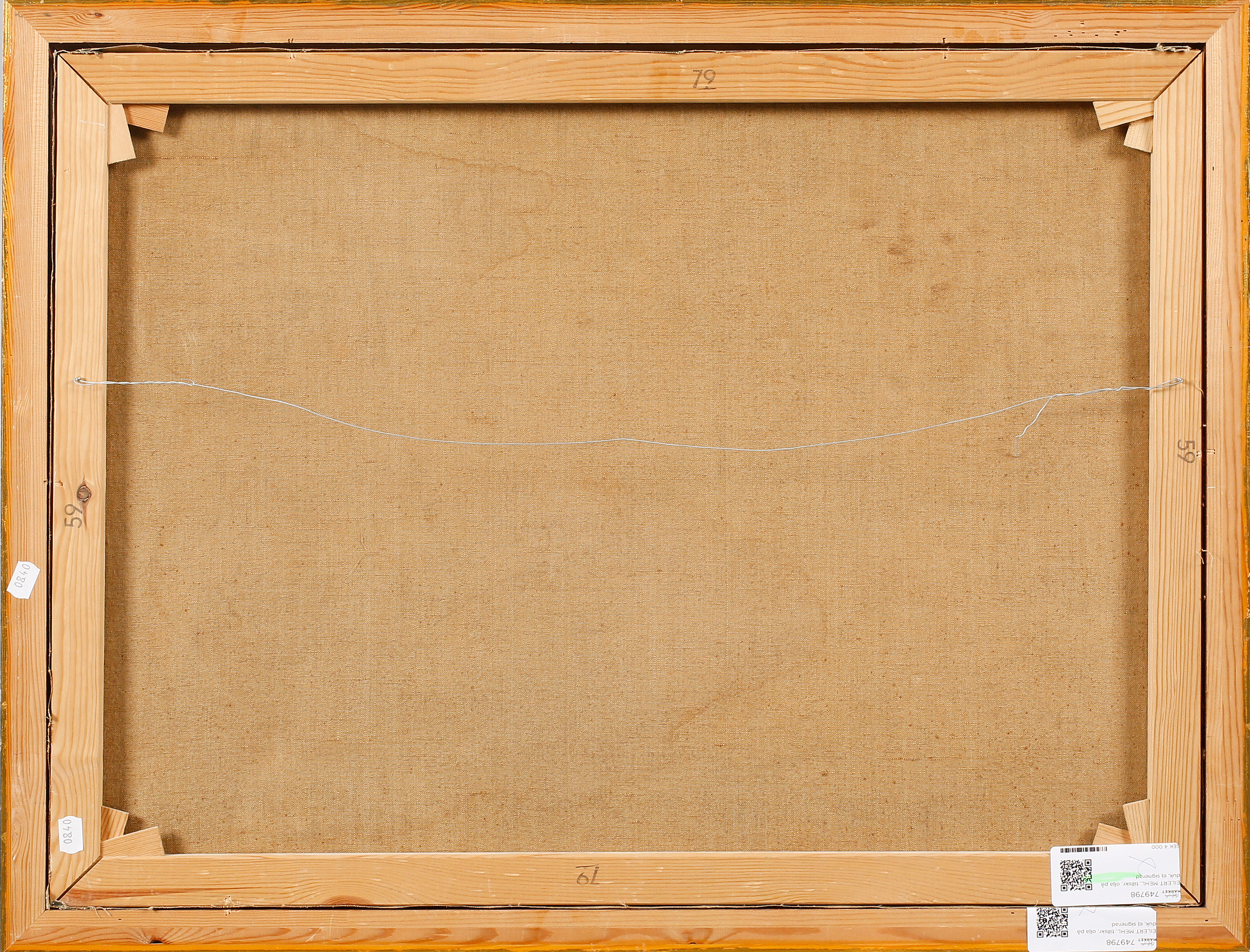 EILERT MEHL, tillskr, olja på duk, ej signerad. - Bukowskis