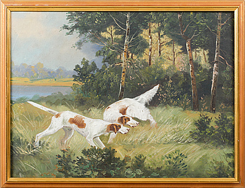 EILERT MEHL, tillskr, olja på duk, ej signerad. - Bukowskis