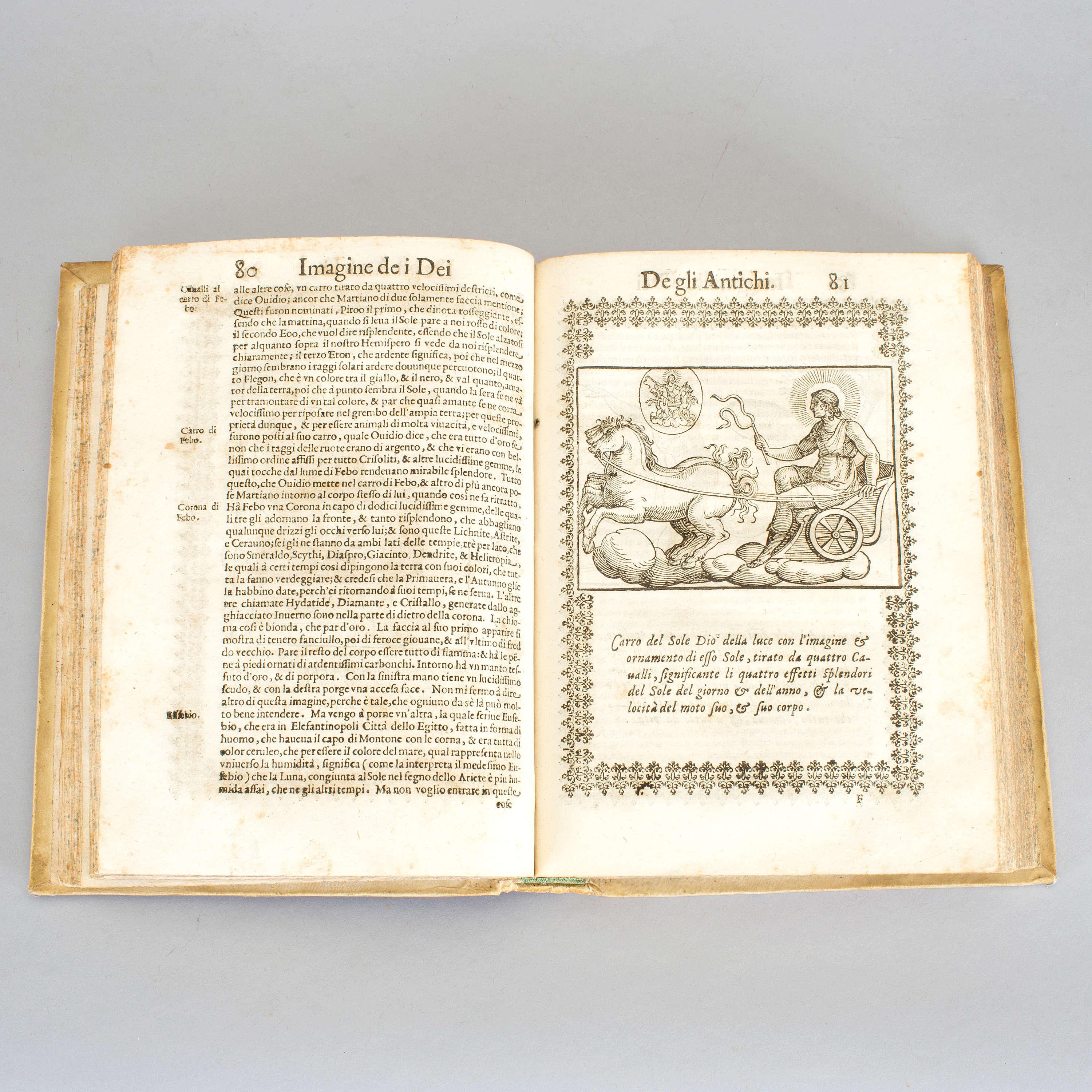 VINCENZO CARTARI (ca 1531-1569), Le Imagini de gli dei delli antichi ...