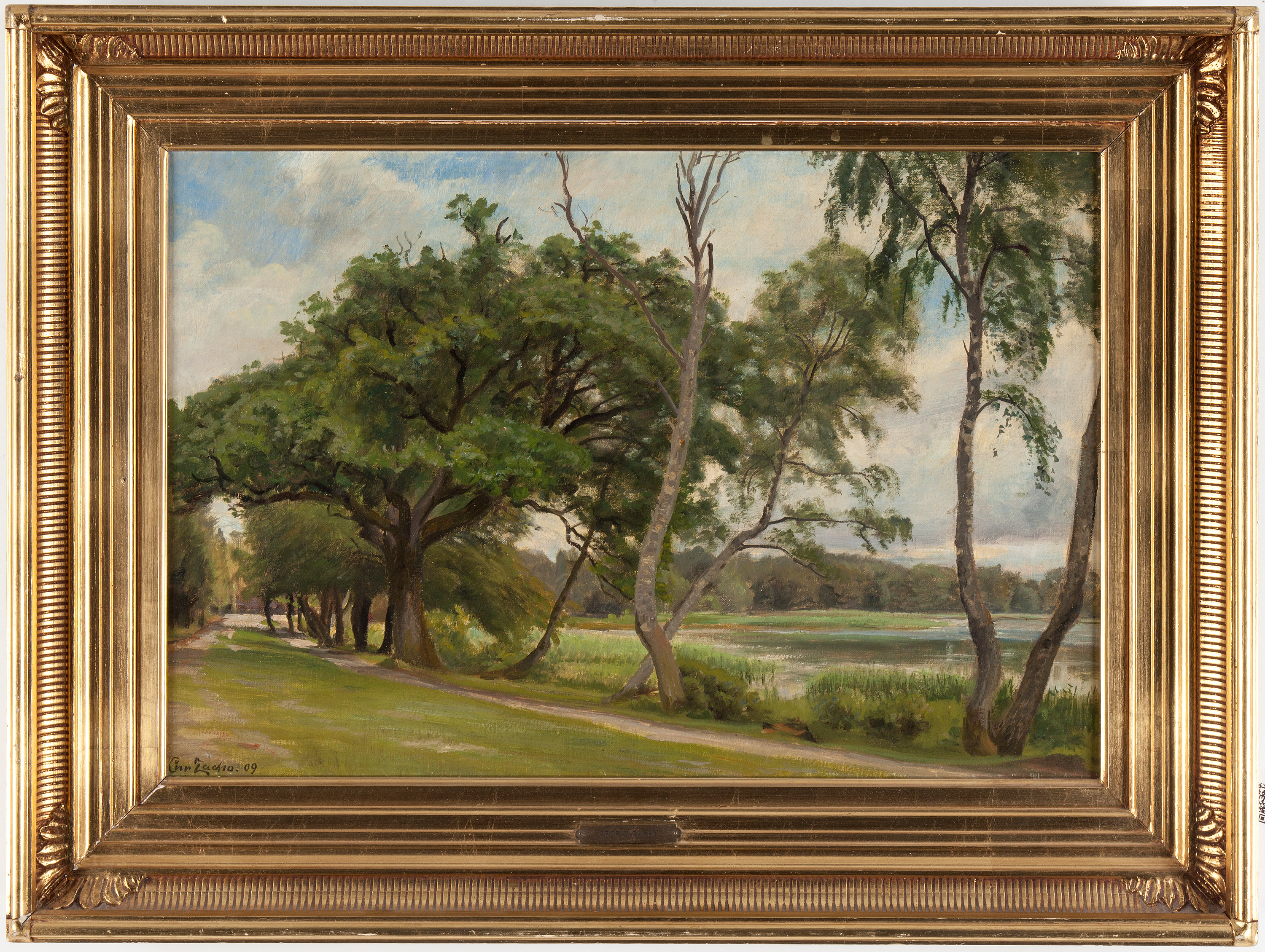 CHRISTIAN ZACHO, olja på duk, signerad och daterad -09. - Bukowskis