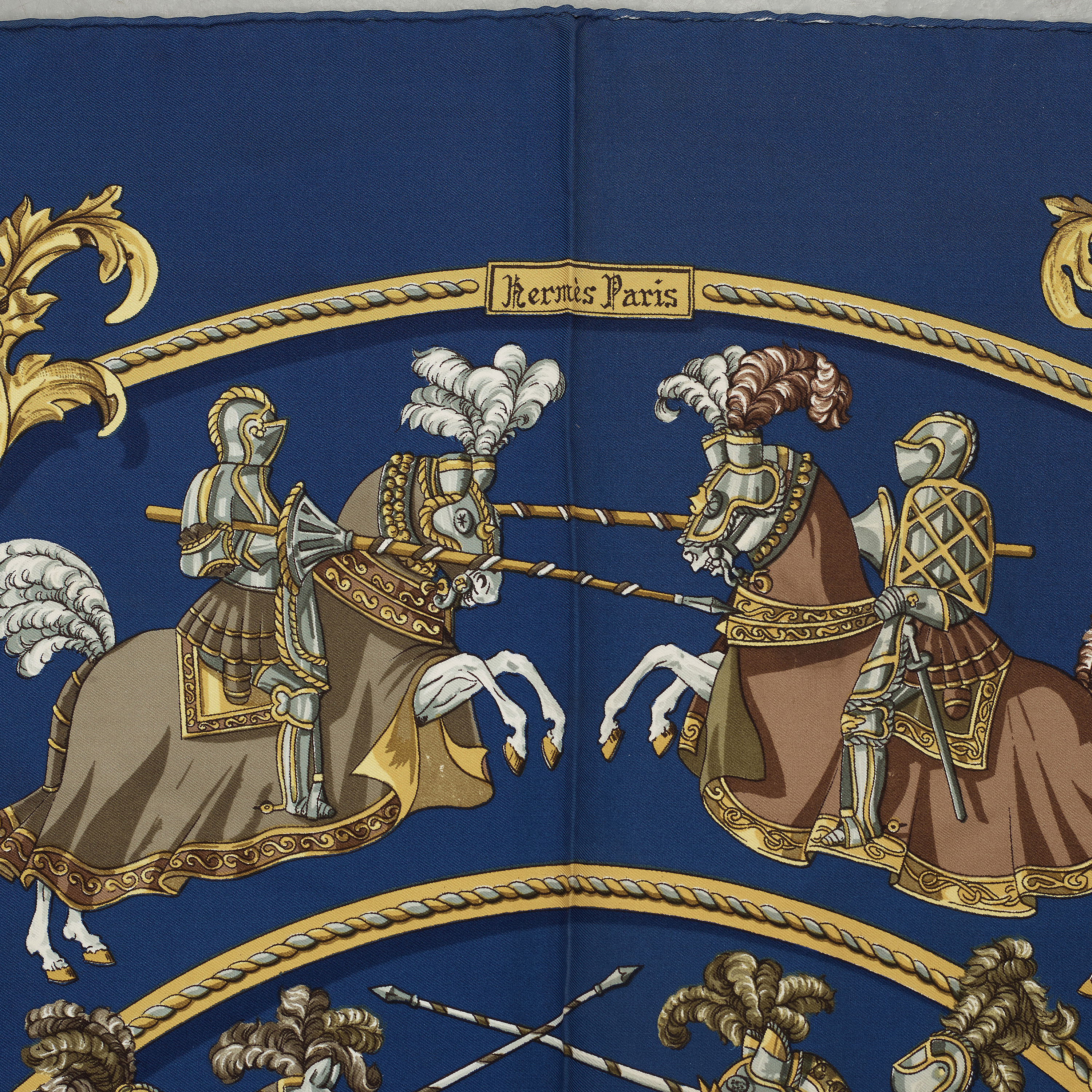 SCARF, "Chevalerie", Hermés. - Bukowskis