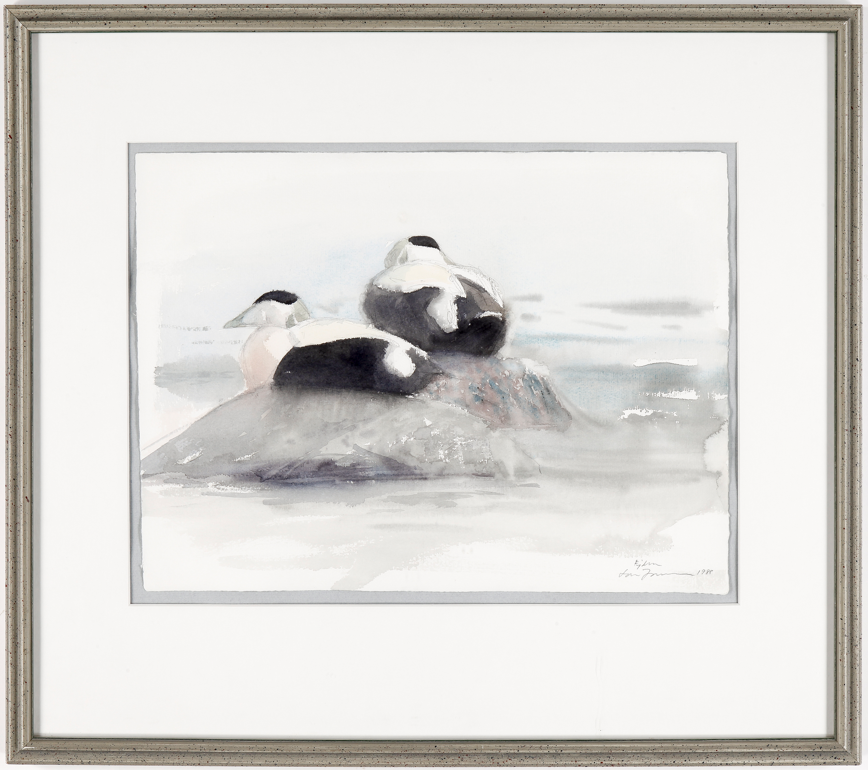 LARS JONSSON, akvarell, signerad och daterad 1988. - Bukowskis