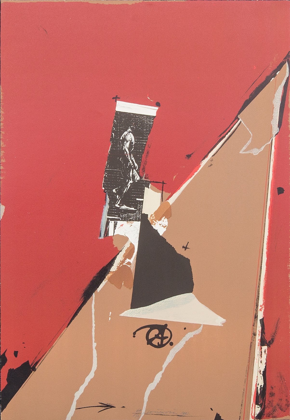 VLADIMIR VELICKOVIC, färglitografi, signerad och numrerad 69/150 ...