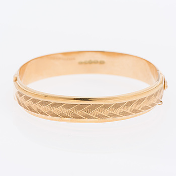 ARMRING, 14K guld, Westerback, Helsingfors 1962. - Bukowskis