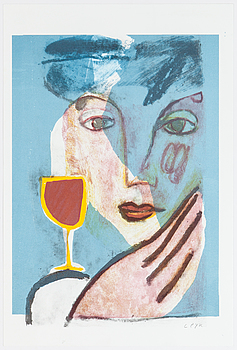 CAMILLA PYK, färglitografi, signerad med blyerts. - Bukowskis