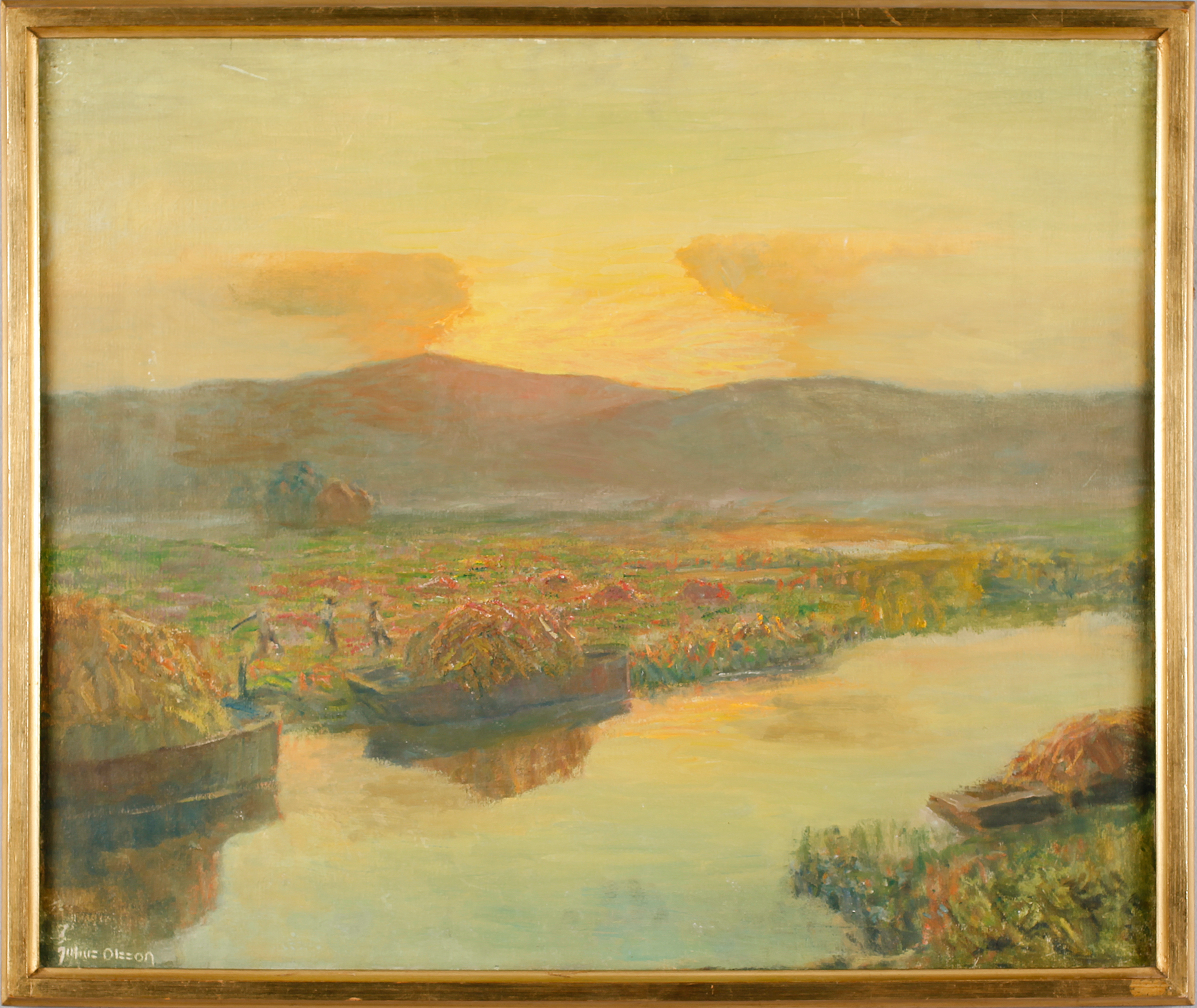 JULIUS OLSSON, olja på duk, signerad. - Bukowskis