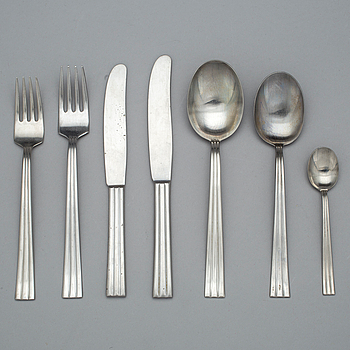 FOLKE AHRSTRÖM, bestick 97 delar, "Thebe", Gense. Formgivna 1944 ...