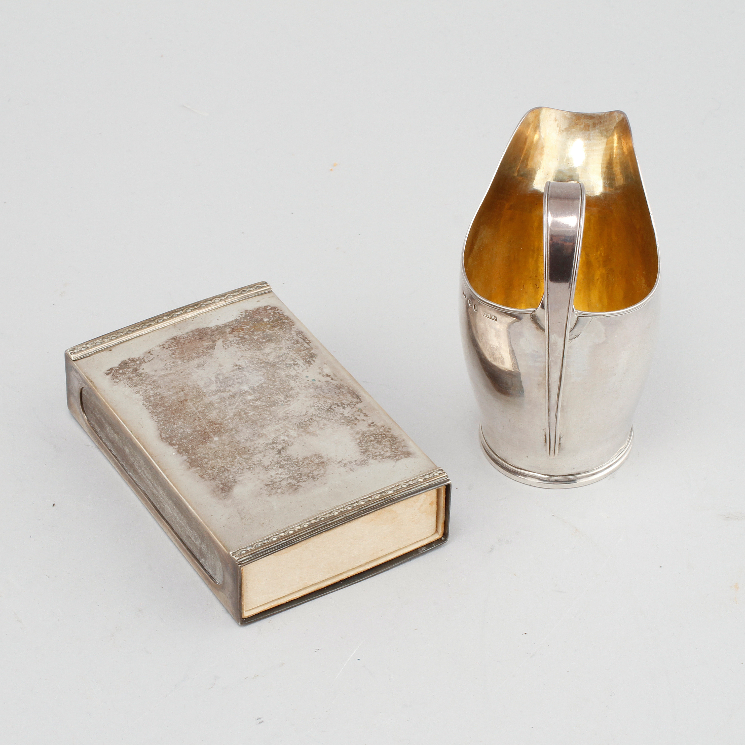 GRÄDDKANNA, silver, Carl Magnus Ryberg, Sthlm, 1817 samt ...