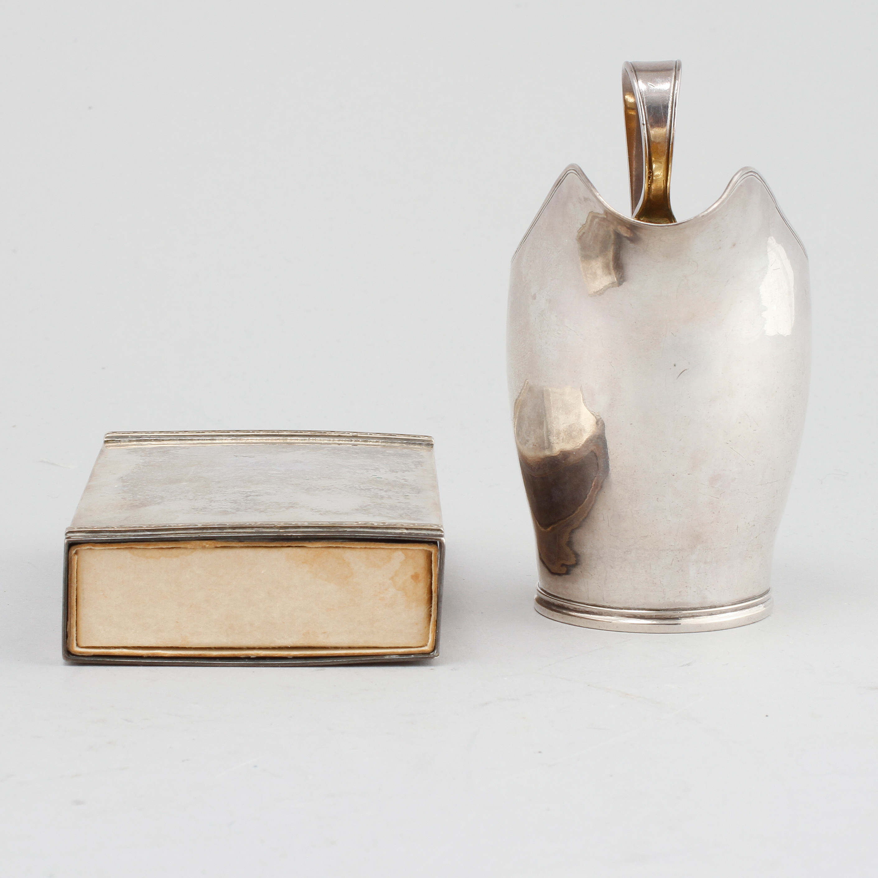 GRÄDDKANNA, silver, Carl Magnus Ryberg, Sthlm, 1817 samt ...