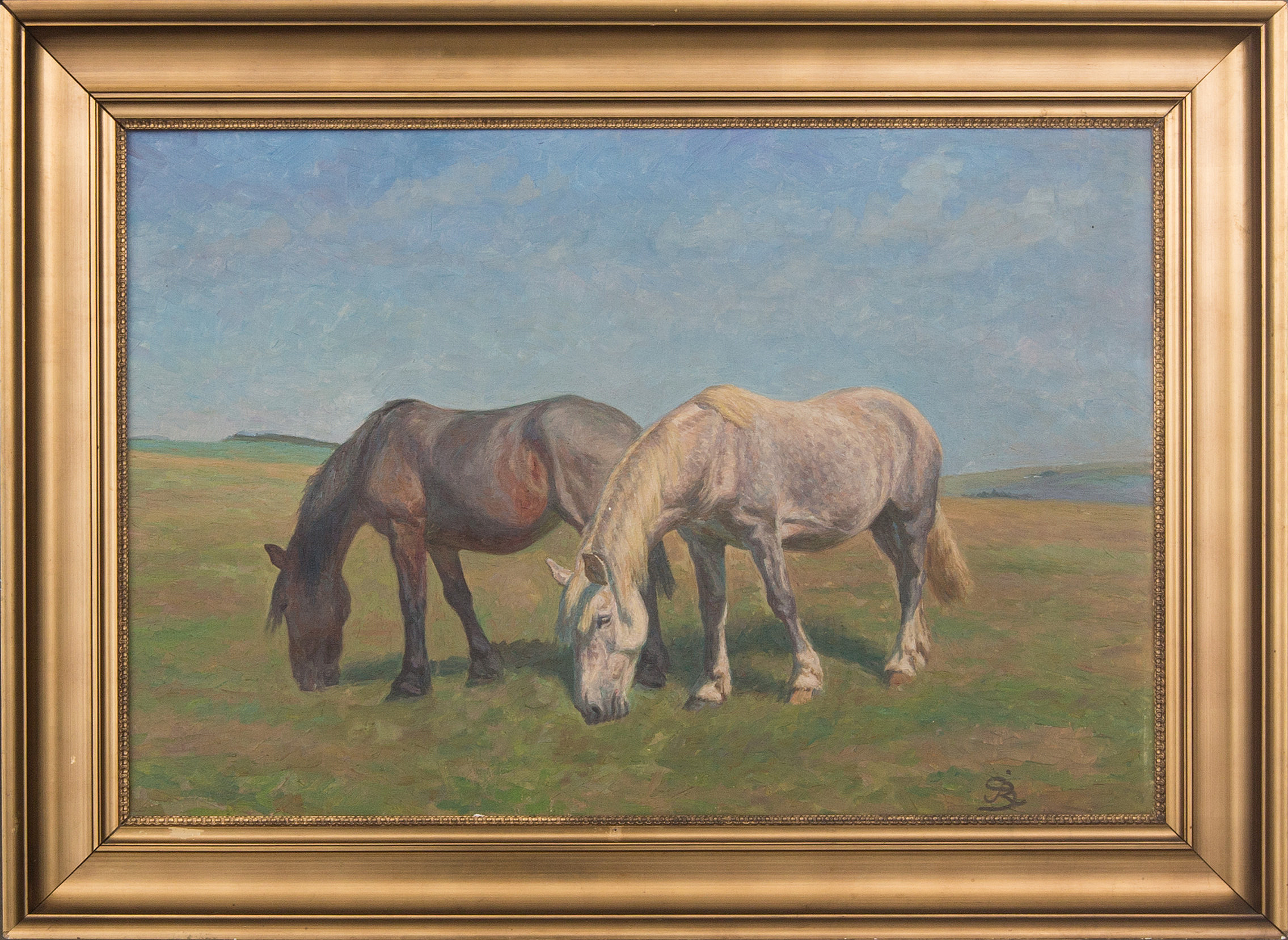 JOHANNES RESEN-STEENSTRUP, olja på duk, monogramsignerad. - Bukowskis