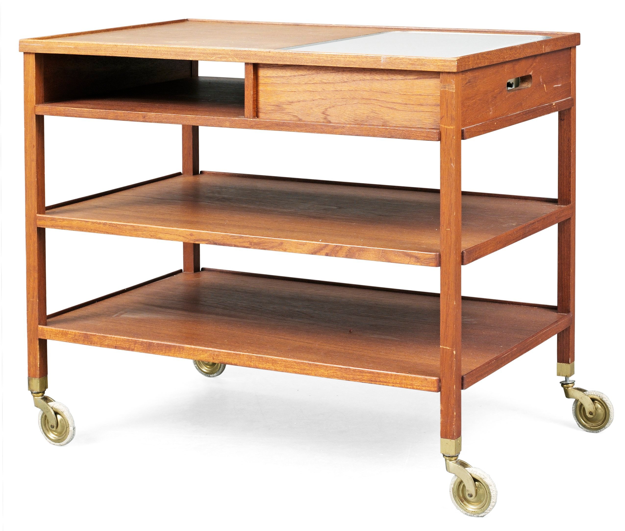 A Josef Frank dinner trolley with an electrical heater, Firma Svenskt ...