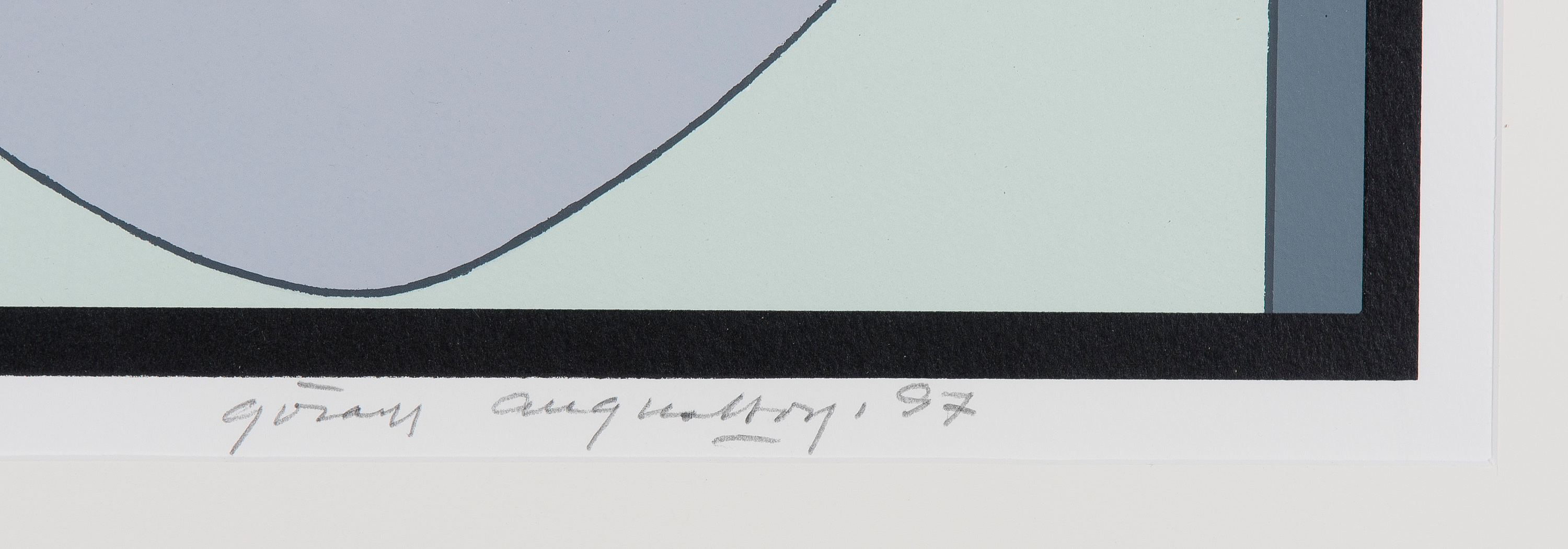 GÖRAN AUGUSTSON, serigrafi, signerad, daterad -97 och numrerad 69/150 ...