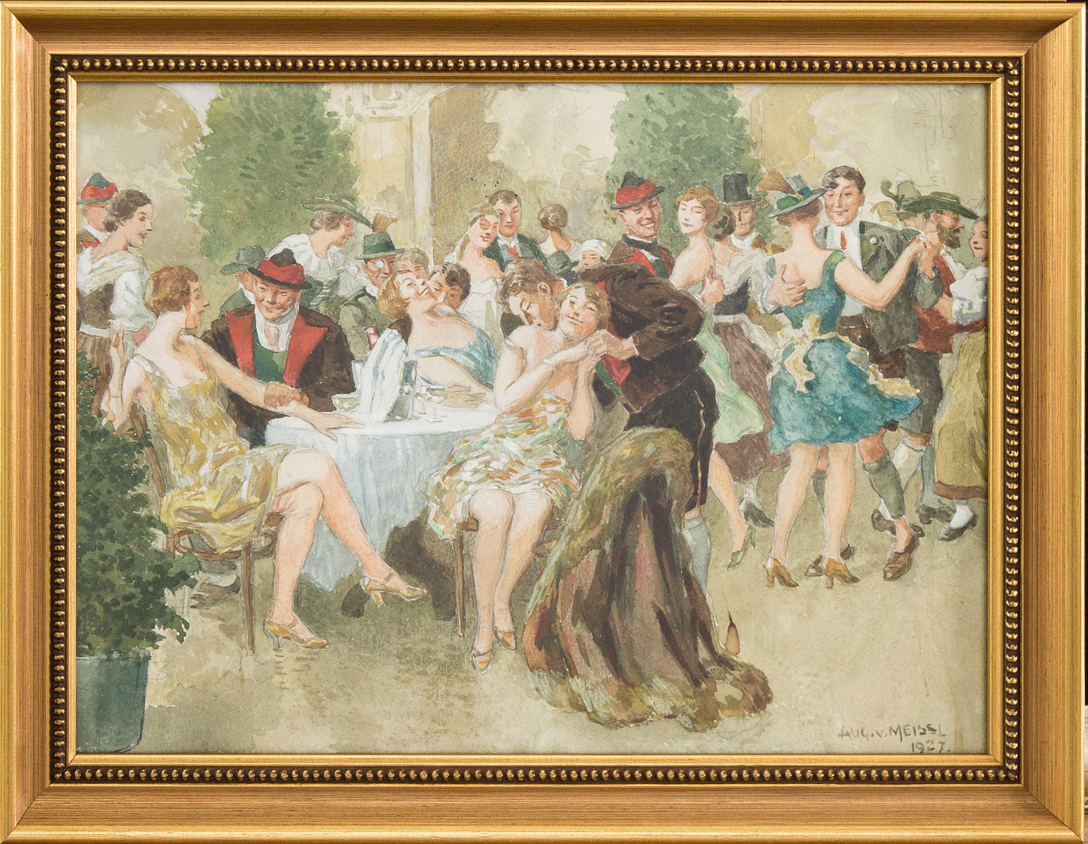 AUGUST RITTER VON MEISSL, akvarell, signerad och daterad 1927. - Bukowskis