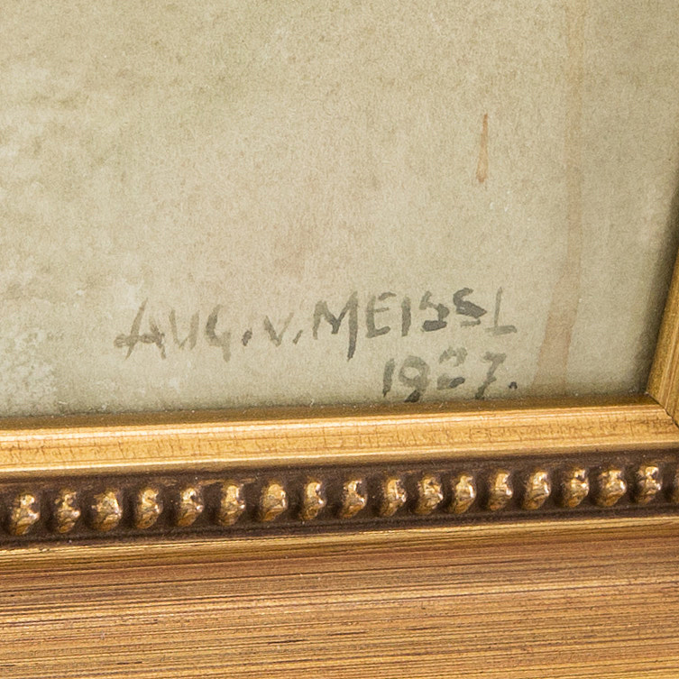 AUGUST RITTER VON MEISSL, akvarell, signerad och daterad 1927. - Bukowskis