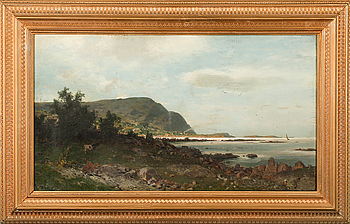 AXEL NORDGREN, olja på duk, signerad och daterad 1877. - Bukowskis