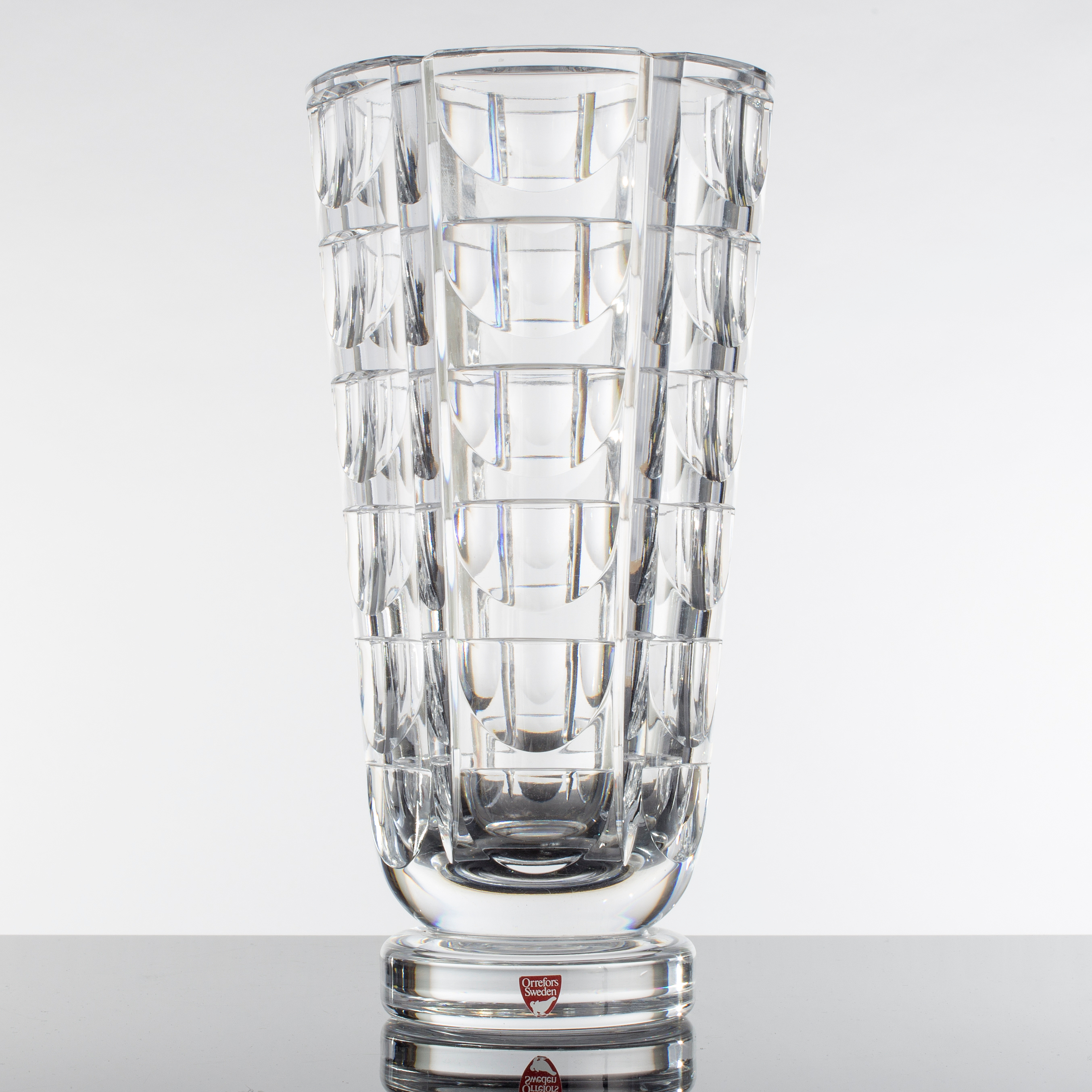 SIMON GATE, vas, glas, glas, "Tusen fönster", Orrefors, modellen ...