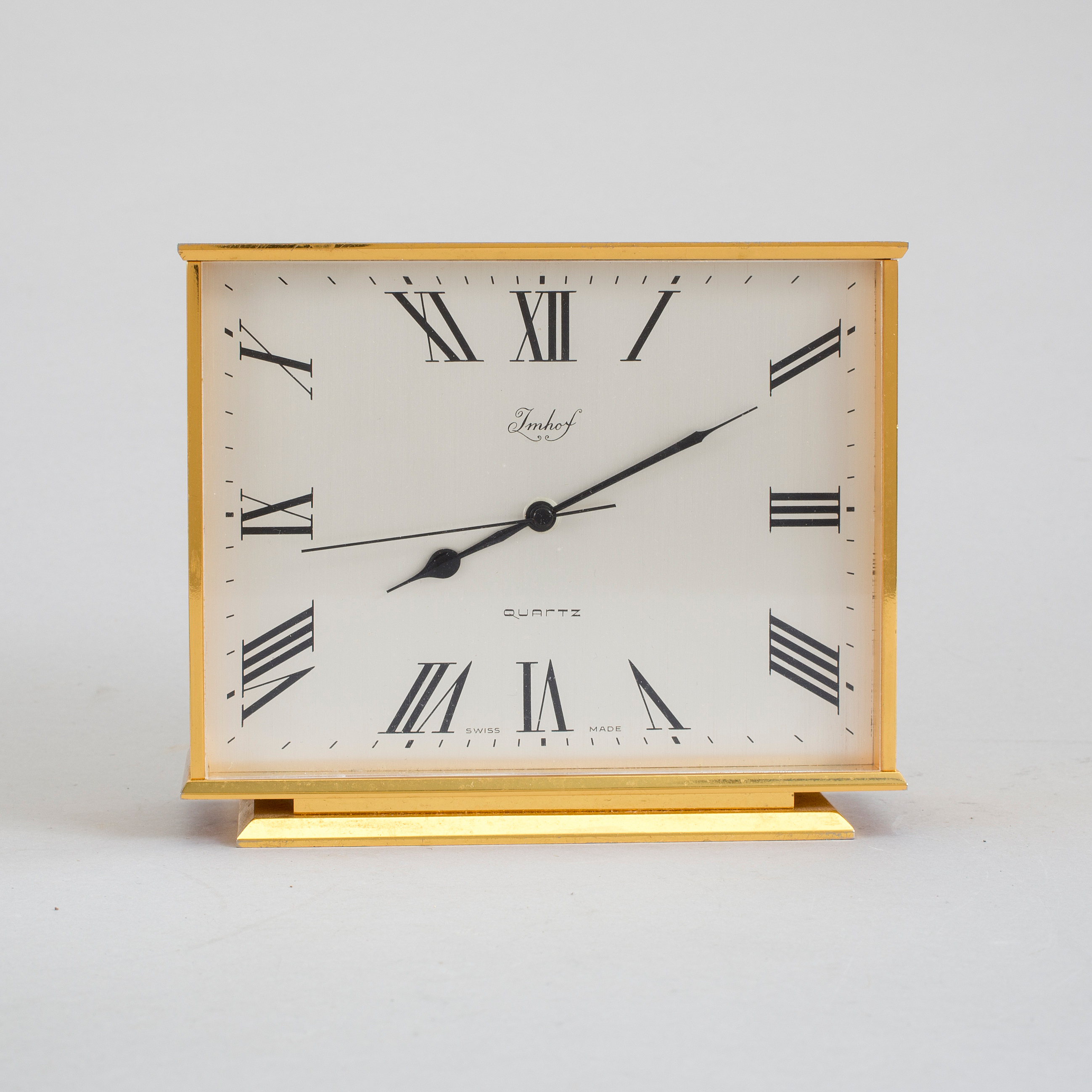 IMHOF, Switzerland, clock, circa 1975. - Bukowskis