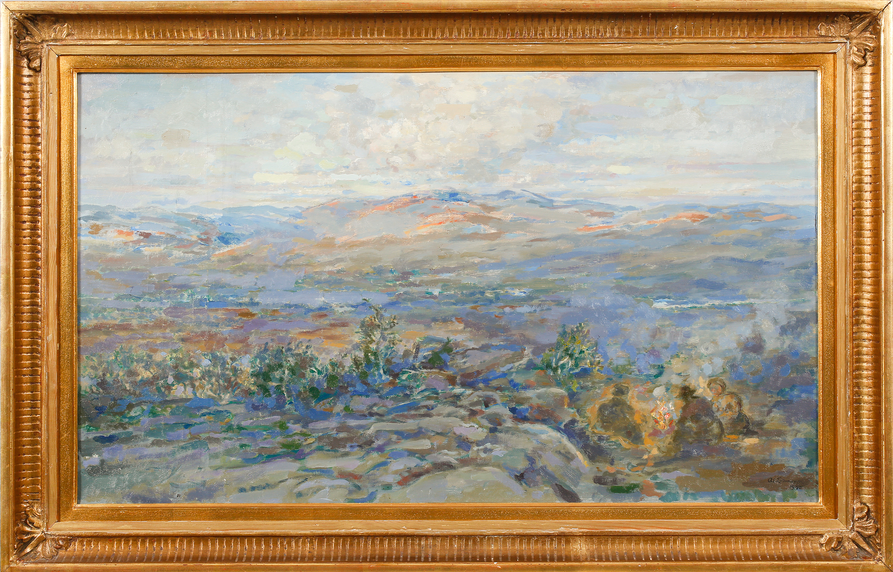 AXEL ERDMANN, olja på duk, signerad och daterad 1950. - Bukowskis