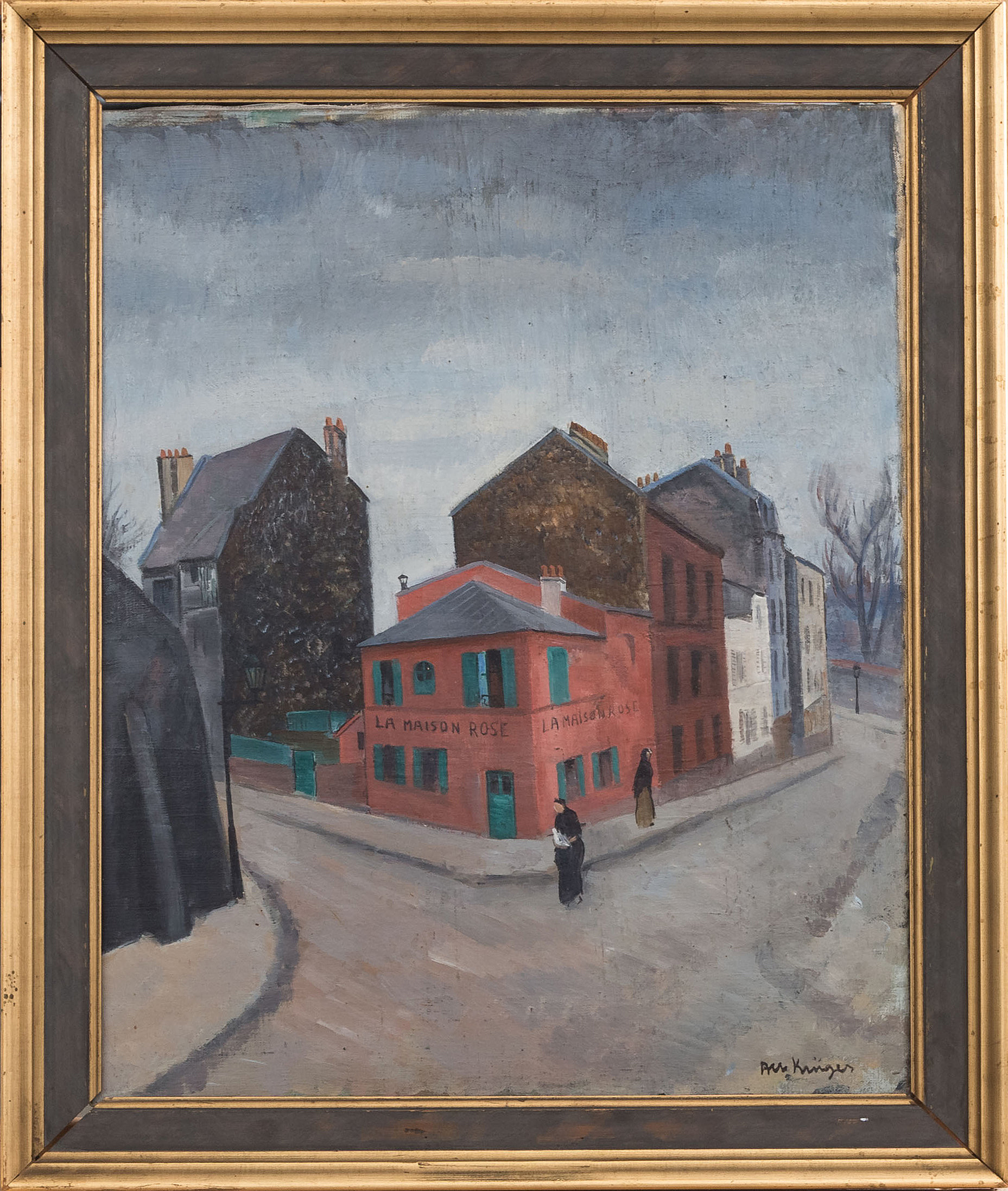 ALBERT KRÜGER, olja på duk. Signerad. - Bukowskis