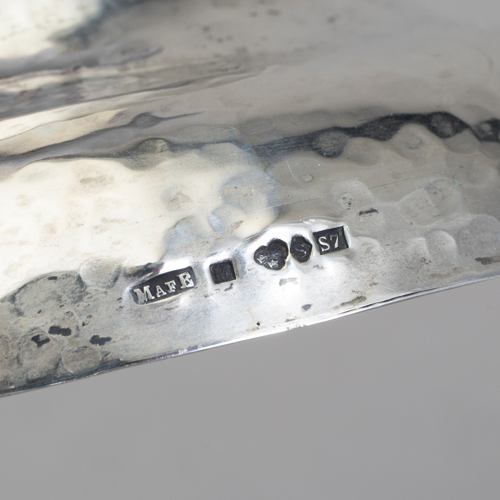 BORDSLAMPA, silver. Märta af Ekenstam, Malmö 1920. Vikt ca 742 gram ...