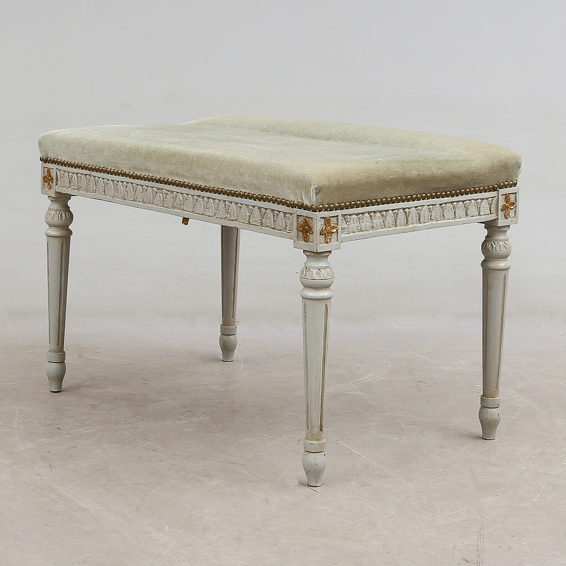 TABURETT, gustaviansk stil, 1900-tal. - Bukowskis