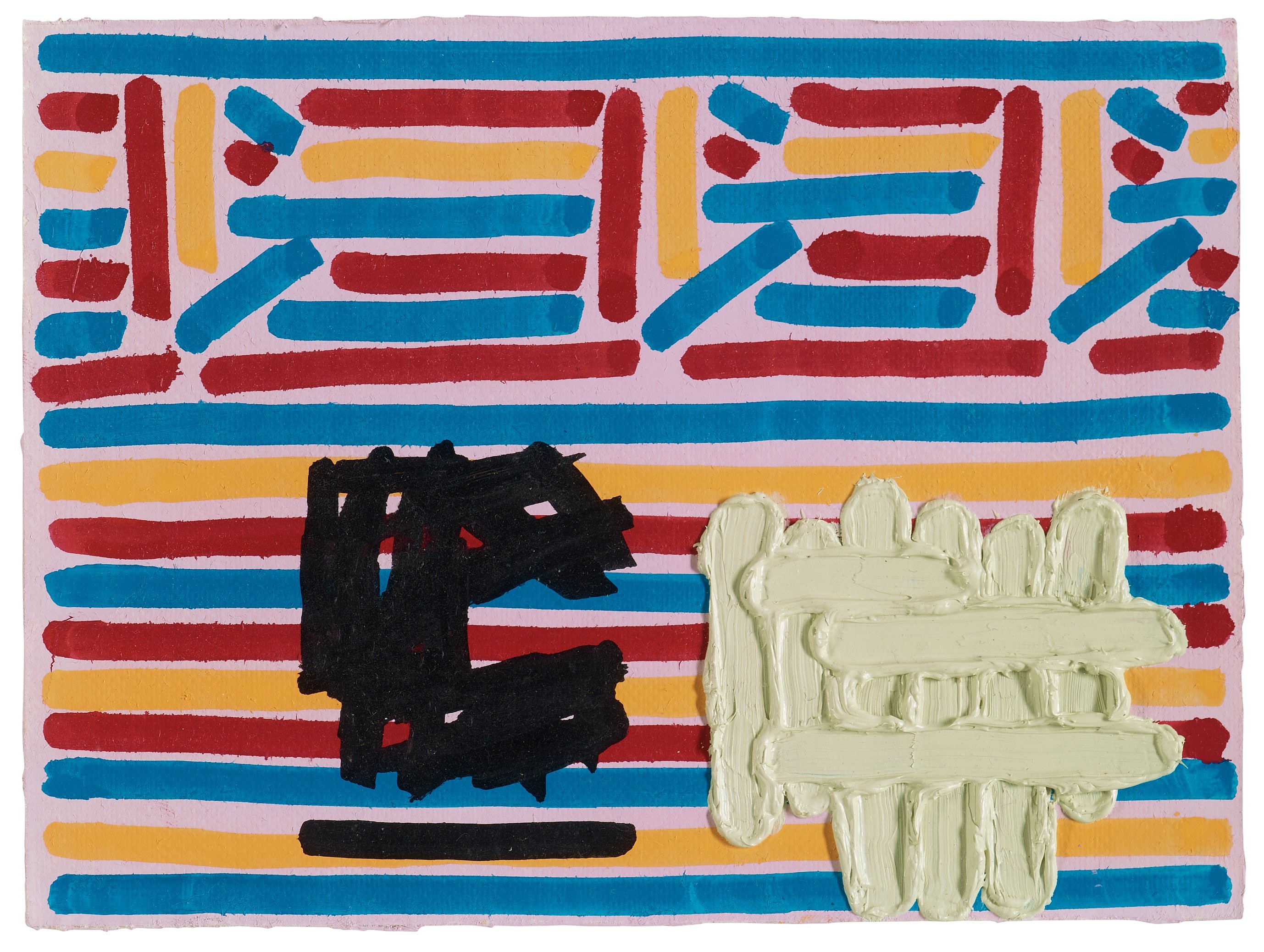 Jonathan Lasker, "Untitled (Study for ”For the Eye of the Beautiful ...