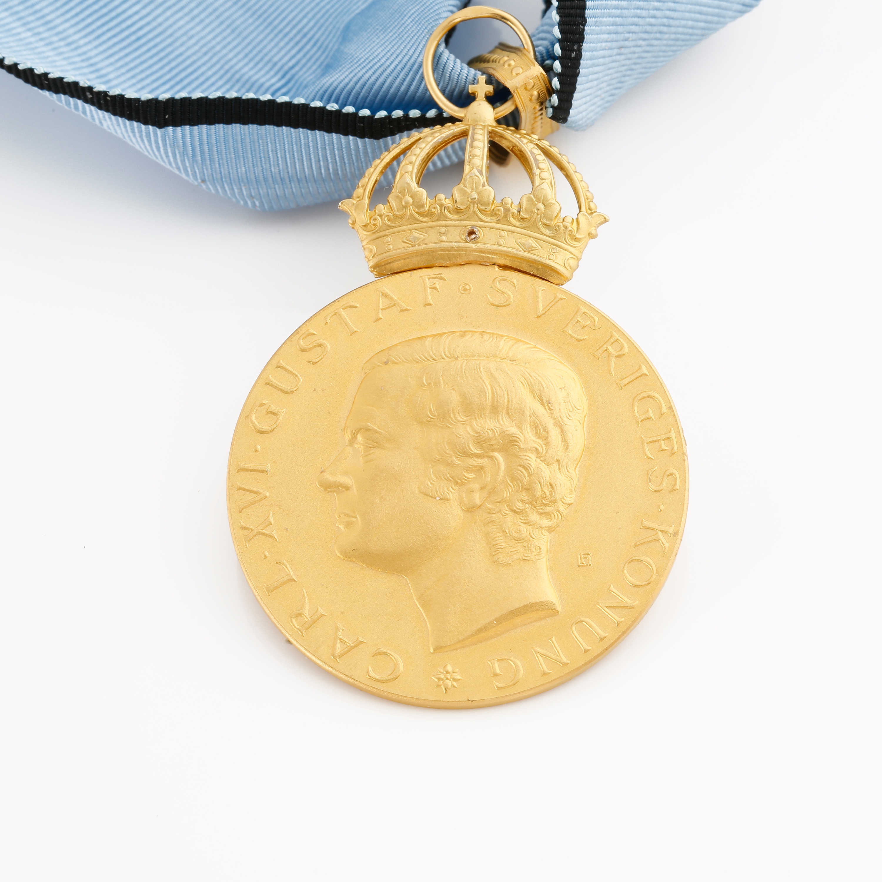 SVENSKA SPARBANKSFÖRENINGENS STORA GULDMEDALJ, 23K, 52 gram, 1986 ...